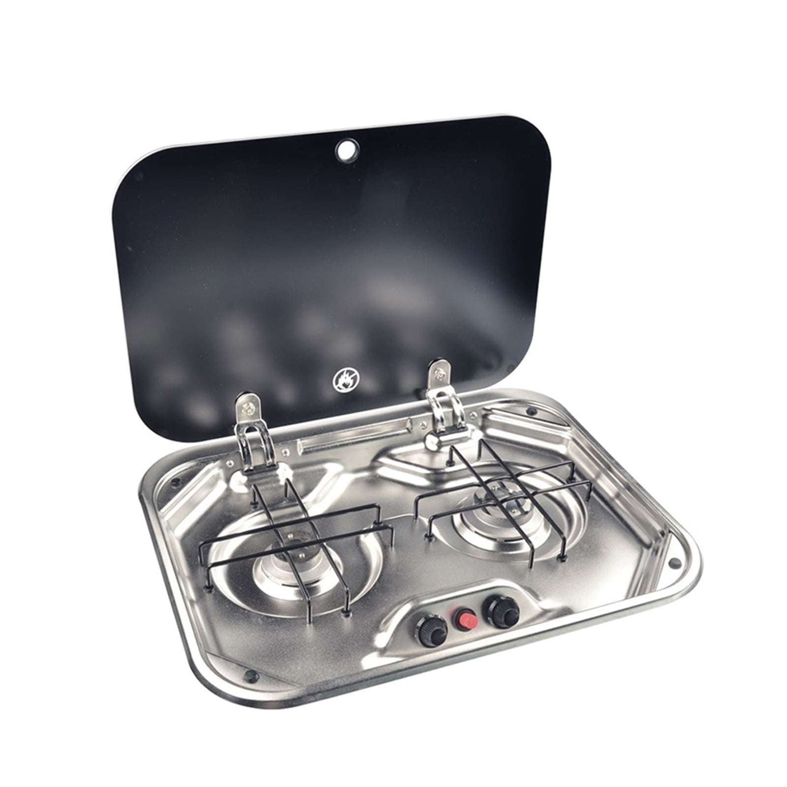 RV Outdoor Camper Kitchen Stainless Steel Gas Stove Tools Belt Tempered ...