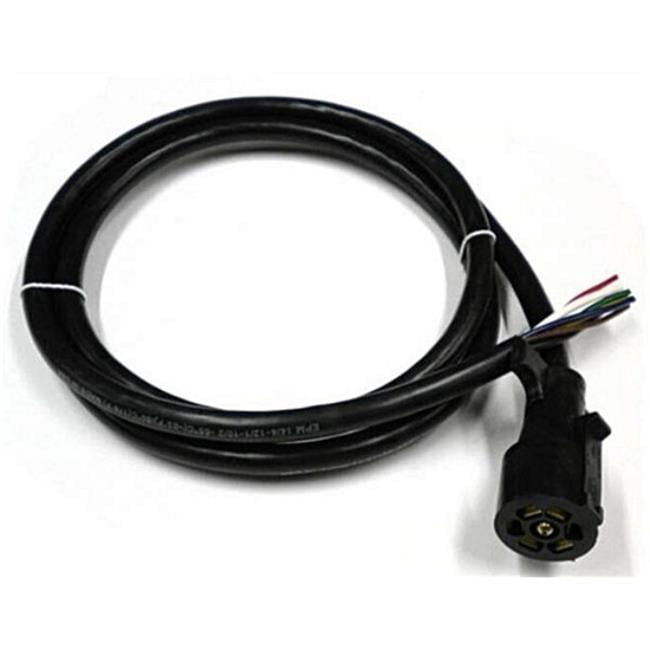 RV Pigtails 16 ft. 41016 7-Way Heavy-Duty Trailer Cable, Black ...