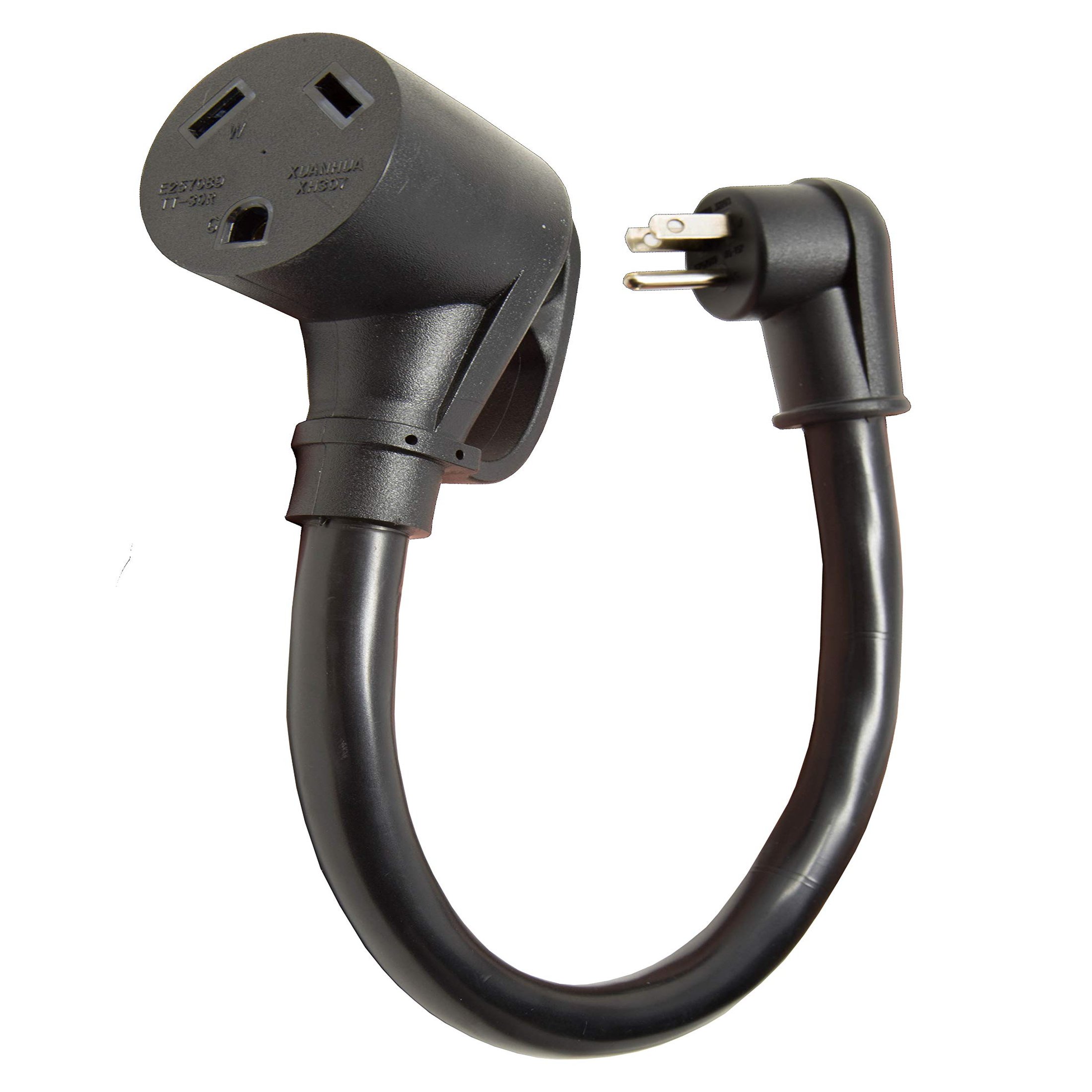 RV Power Adapter Cord 120V 15A 1800W Generator to TT-30R Connector ...