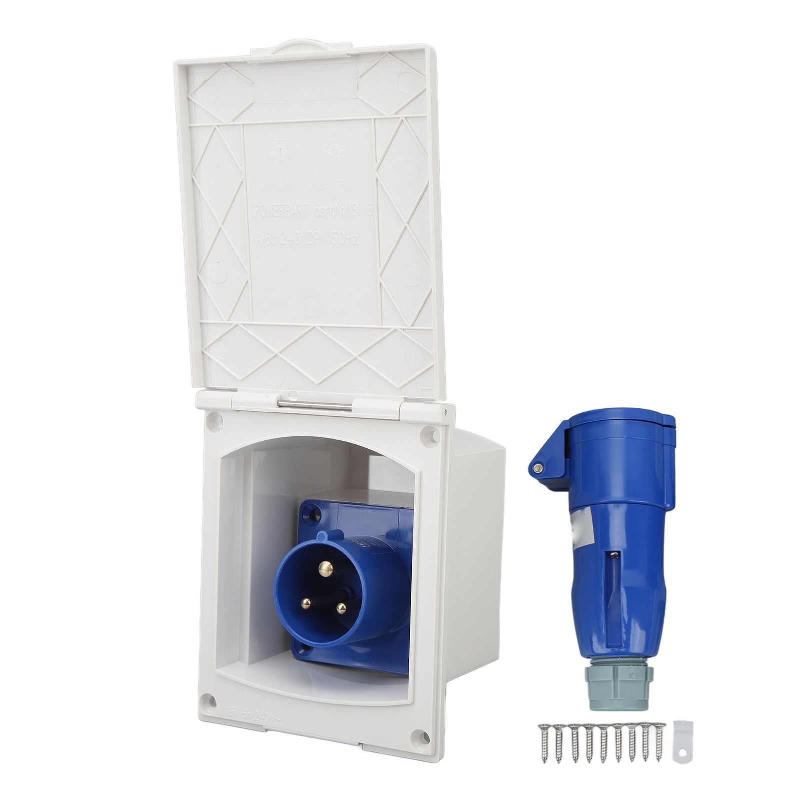 RV Power Inlet RV Refit Accessory Power Connection Port External Power ...