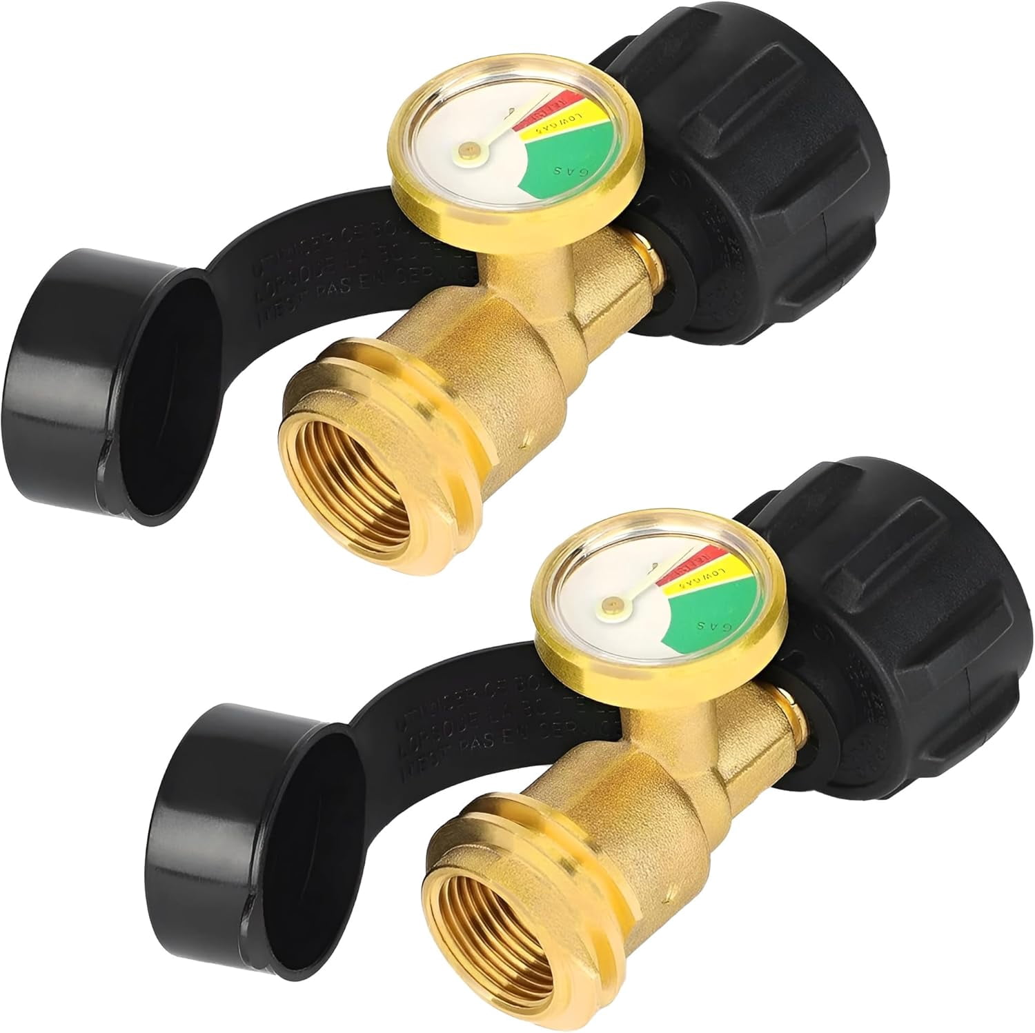 RV Propane Tank Gauge Level Indicator, 2PCS Color Coded Gas Pressure ...