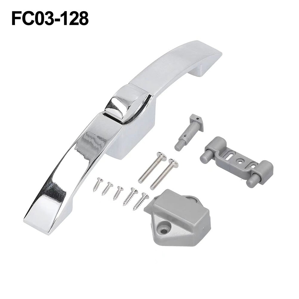 RV Pull Handle with Button Lock Convenient Access for Cabinets Boats ...