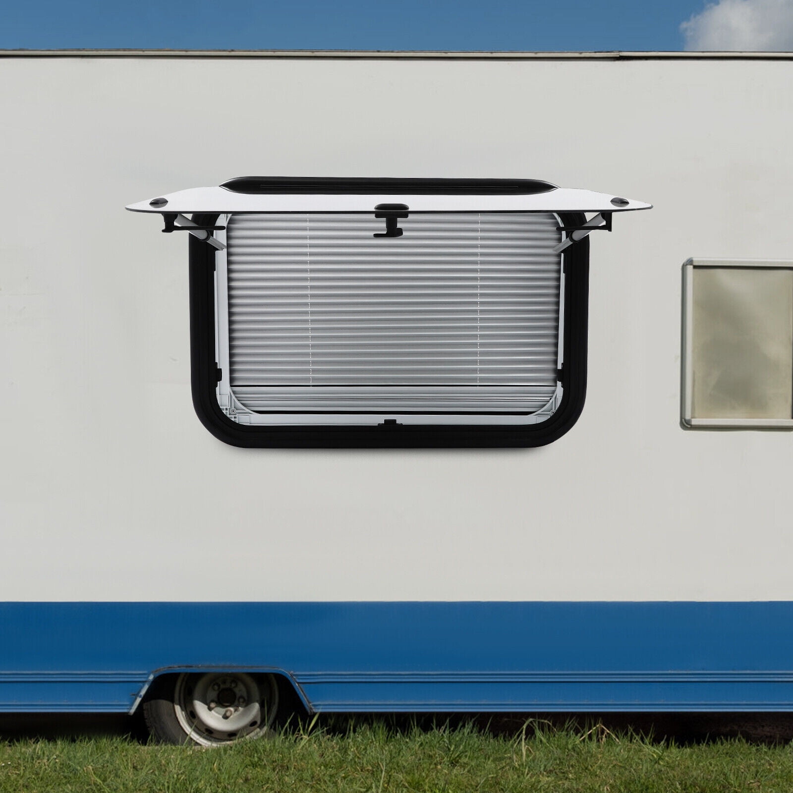 RV Push Out Window With Interior Lockable Handle Rounded And Smooth ...