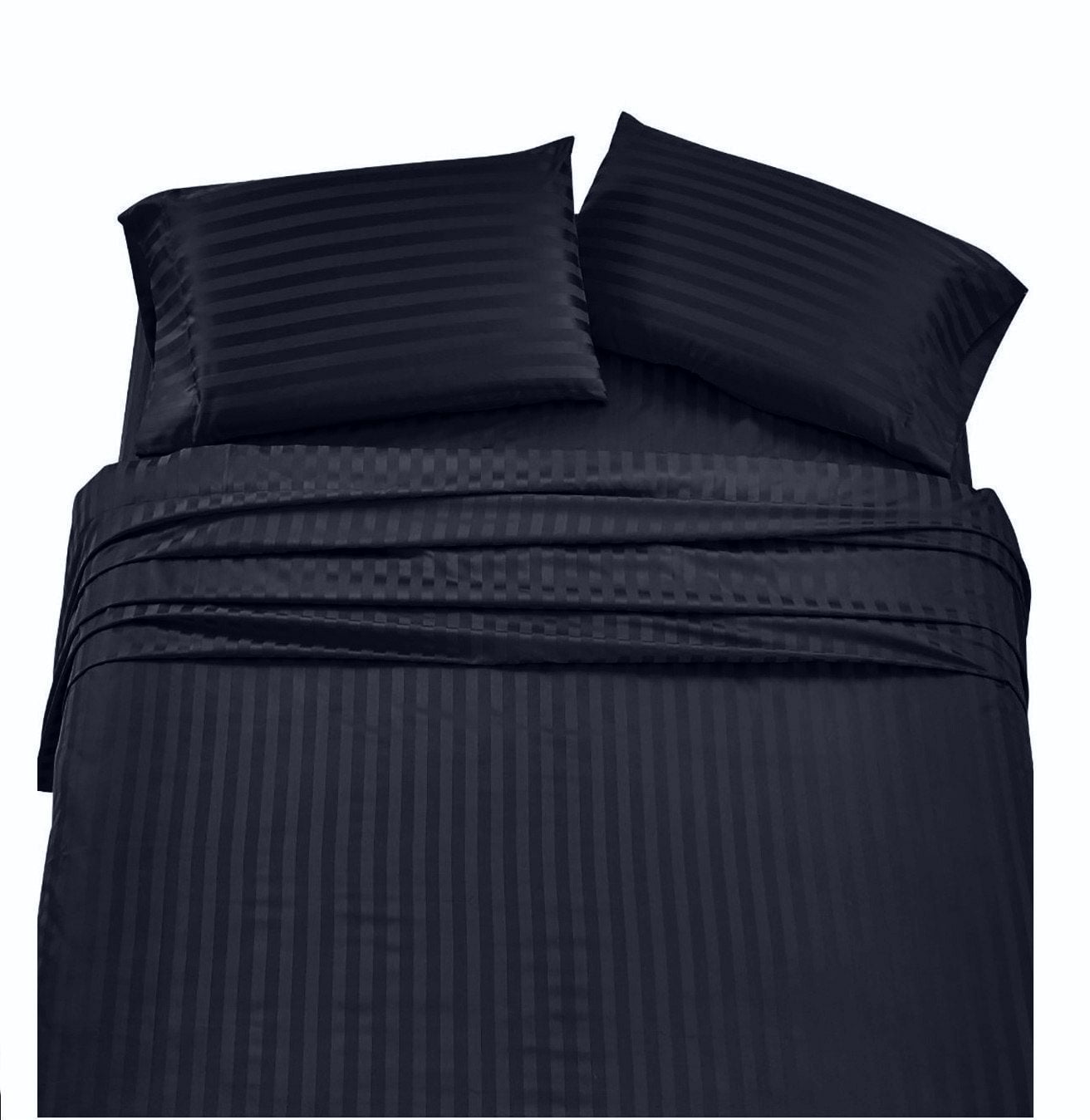 RV Queen Sheets easy to fit in RV-mattress upto 15 Inch Stripe Navy ...