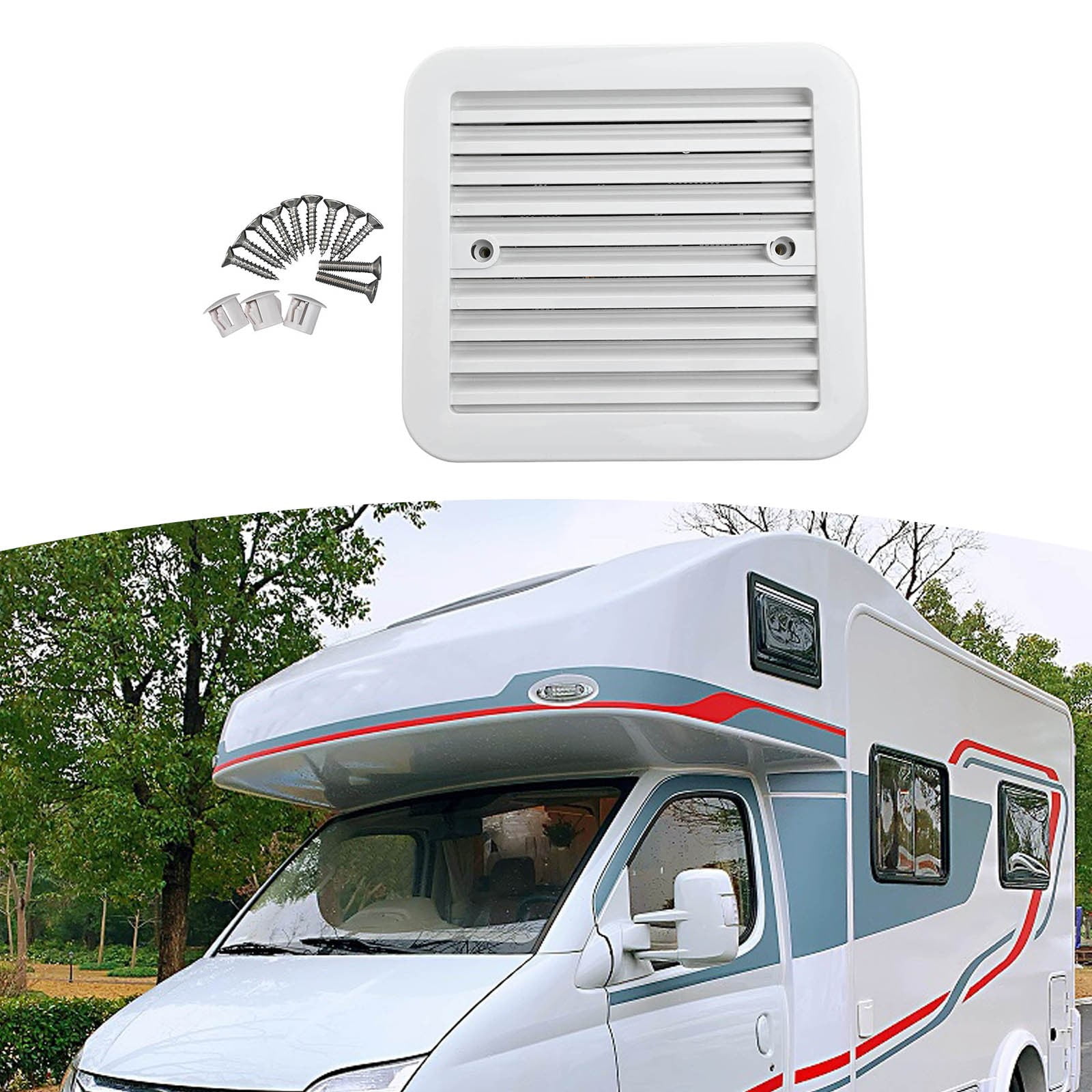 RV Rainproof cooling vent, 12V silent fan for boats, yachts, RVs ...