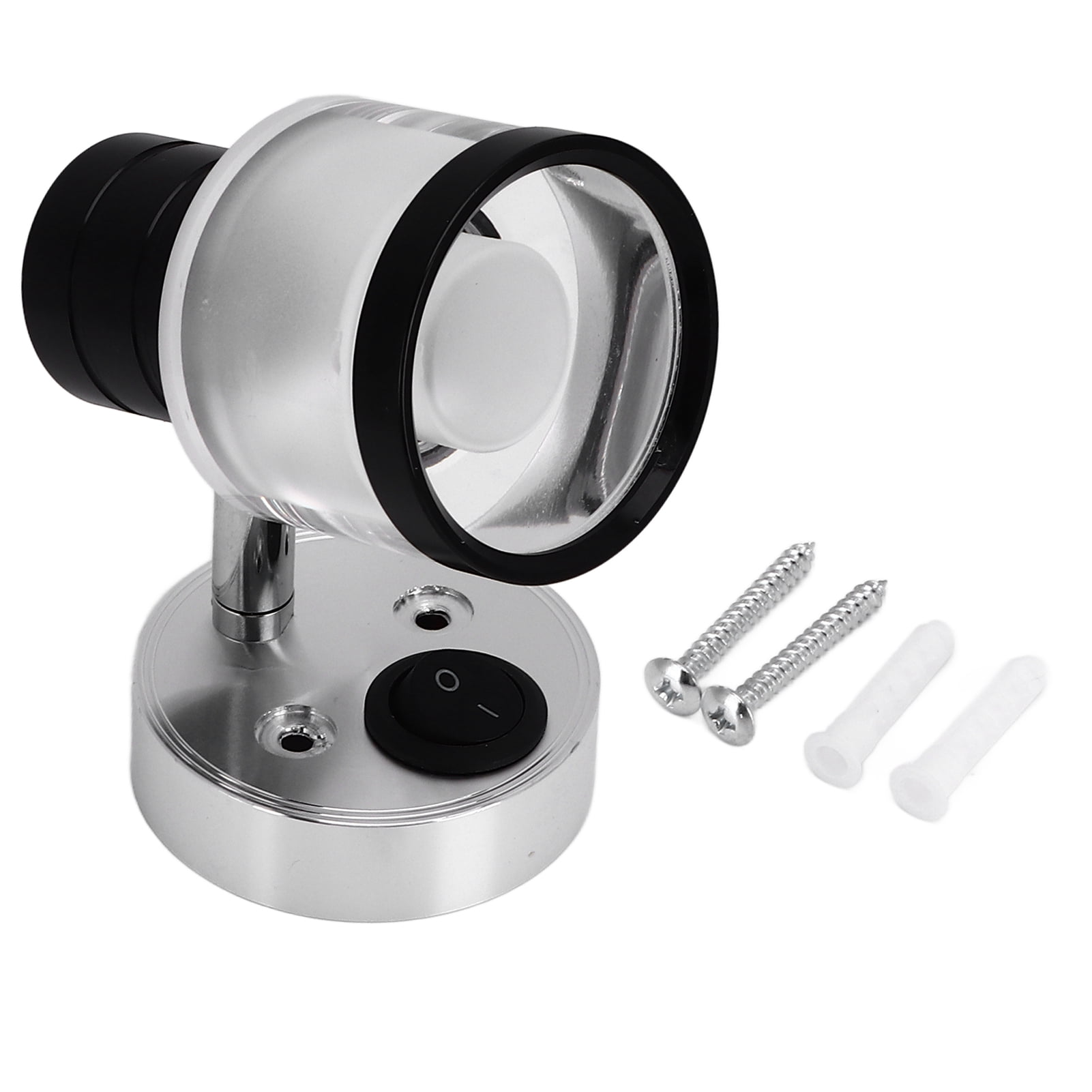 RV Reading Light 3000K 3W Power DC12V Adjustable Head Yellow LED ...