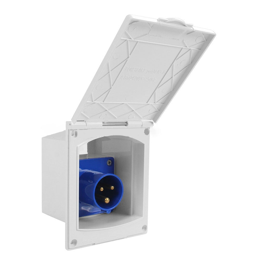 Rv Recessed Interface Waterproof Trailer Power Supply Car Electrical ...