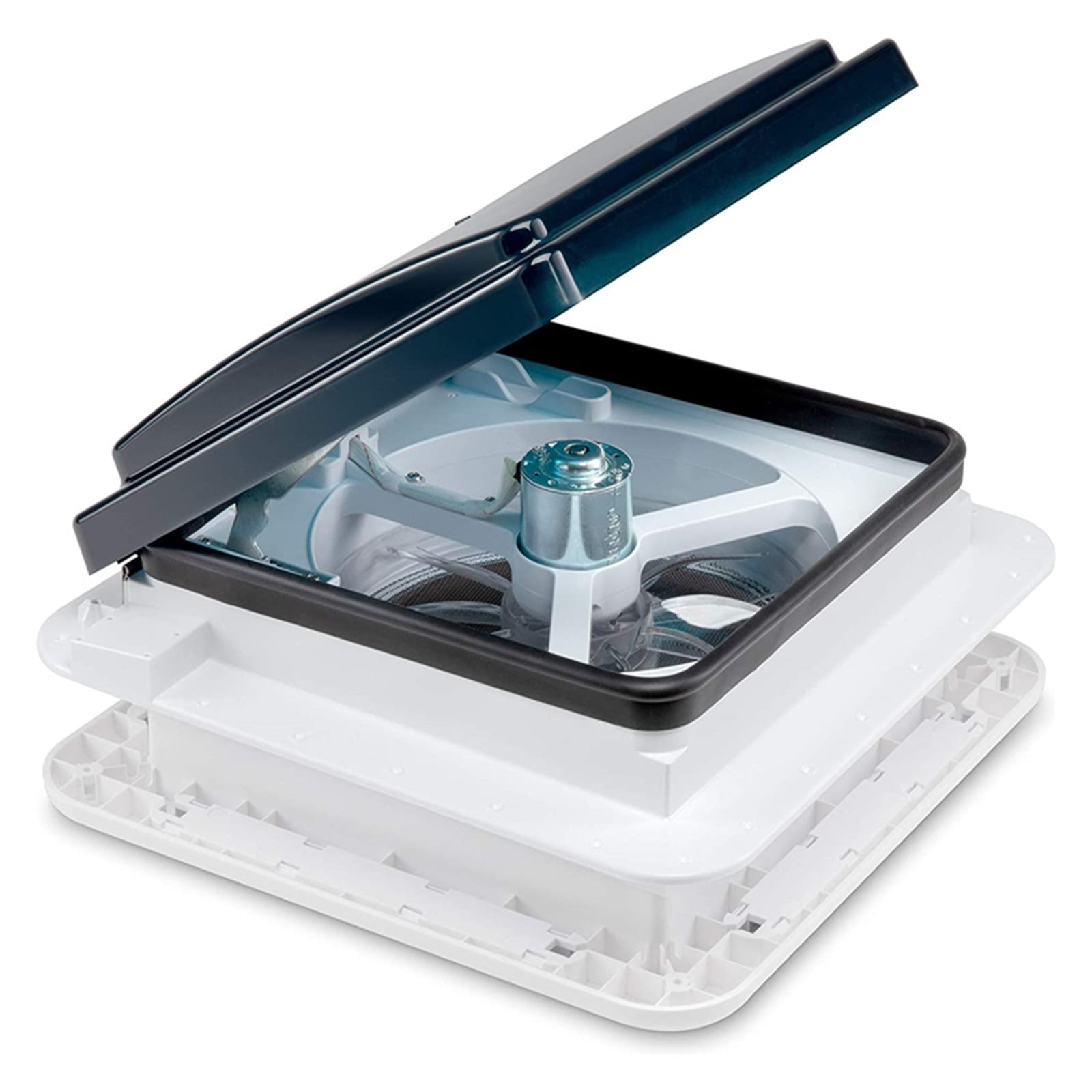 RV Roof Vent Fan With Led 12V Motorhome Fan Intake & RV Roof Exhaust ...