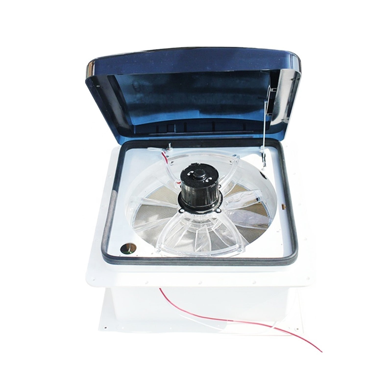 RV Roof Vent Window 12V/24V DC Control Exhaust Fan ,Quiet and Water ...