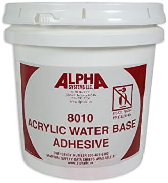 RV Rubber Roof Adhesive 8010 Alpha/Dicor Gallon Water-Based Universal ...