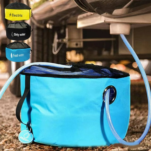 RV Sewer Hose Storage Bag 18x10" Tear-Resistant Polyester Mesh Top ...