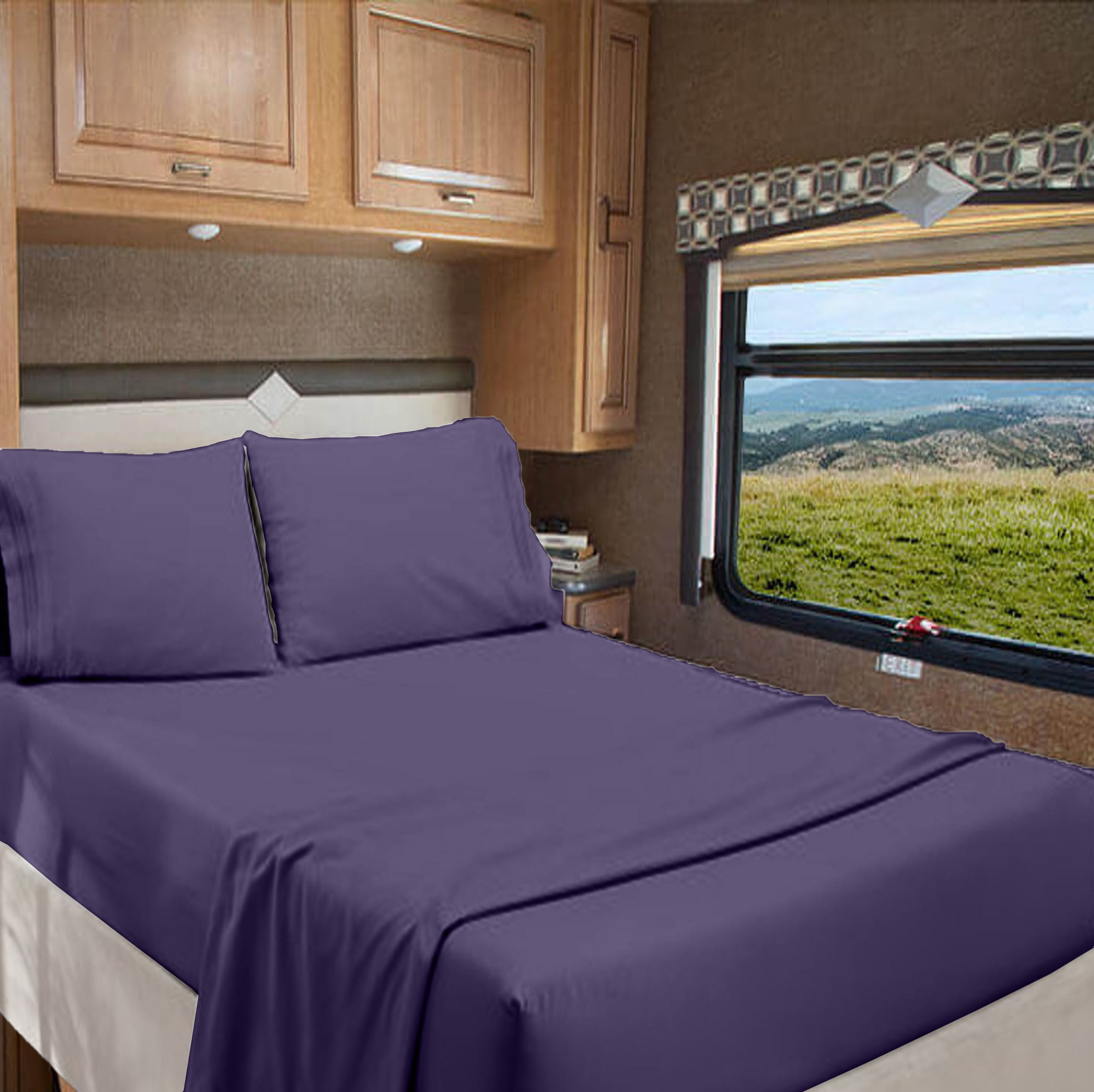 RV Short King 72" X 75" | 700-TC Organic Cotton Sheet Set 15 inch Deep ...