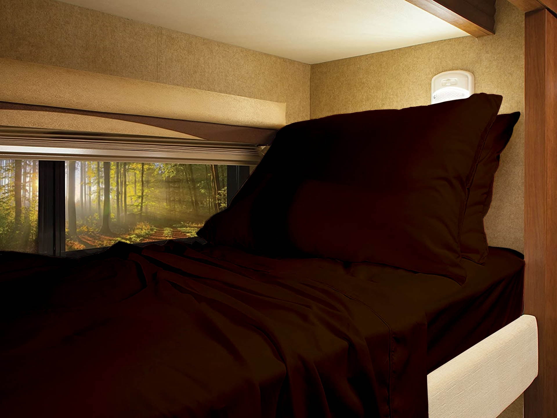 RV Short Queen 60" X 75" Sheet Set 400 Thread-Count 100% Egyptian ...