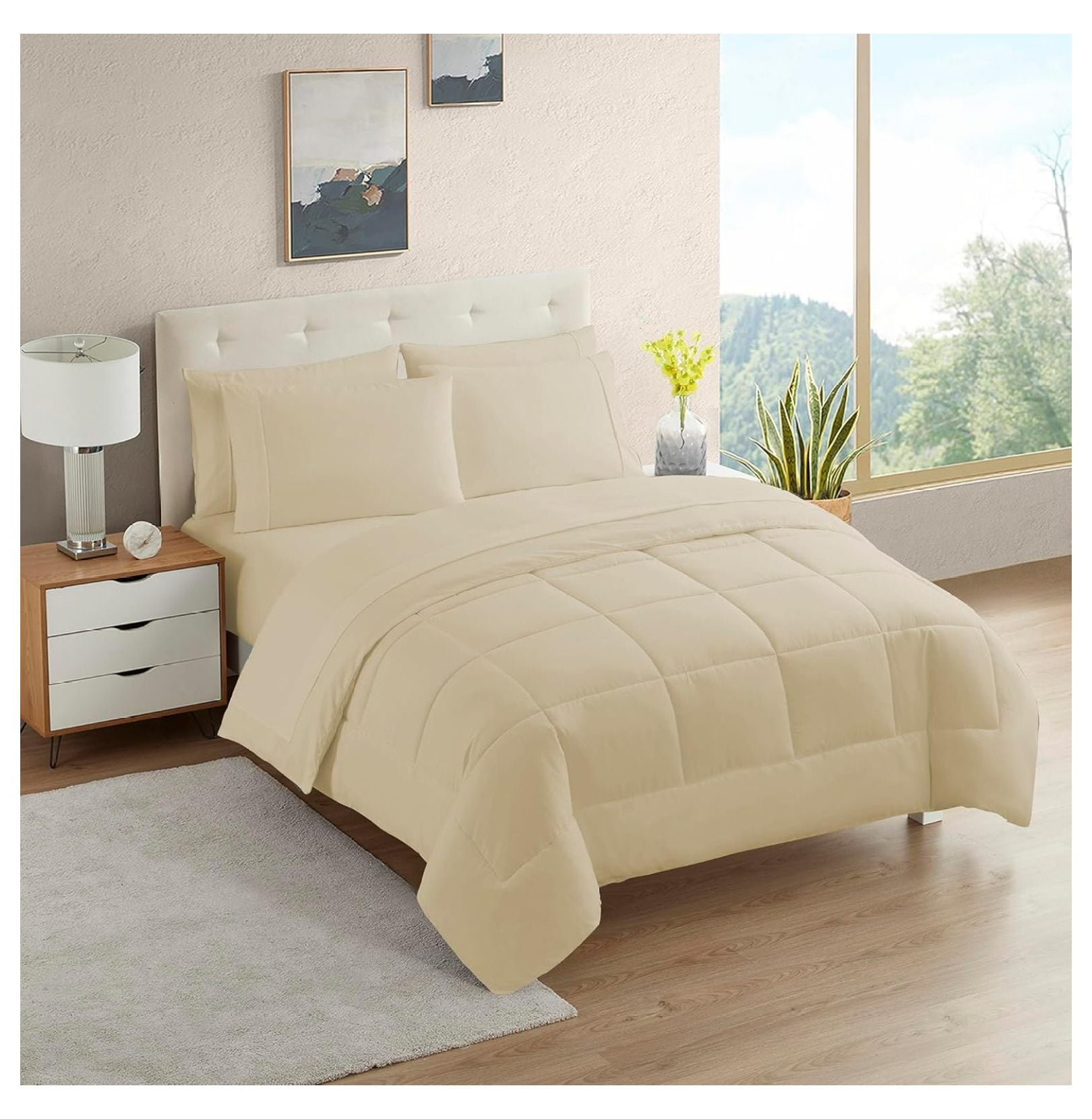 RV Short Queen Comforter Set for RV Camper - Comforter Set with Fitted ...