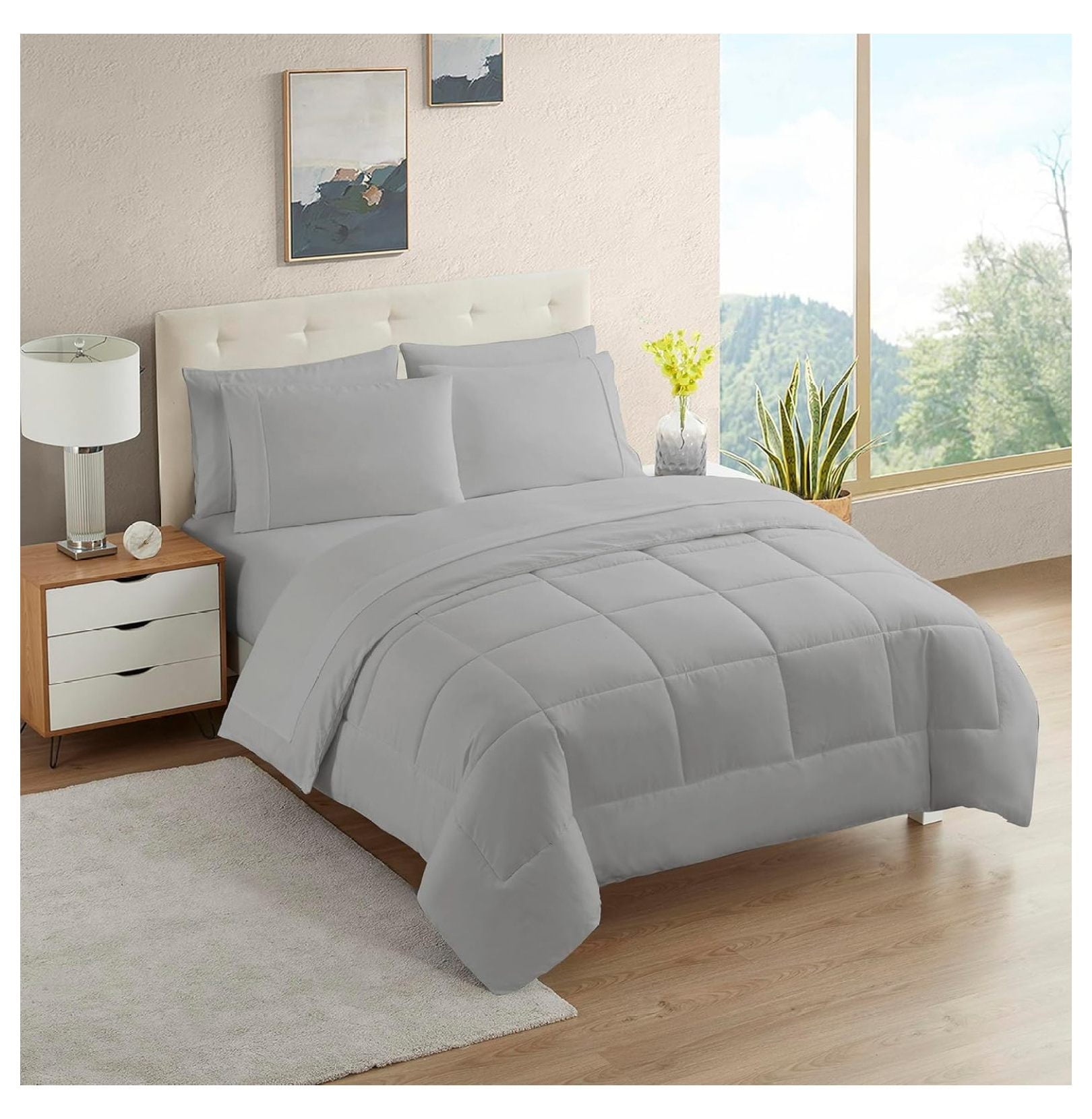 RV Short Queen Comforter Set for RV Camper - Comforter Set with Fitted ...