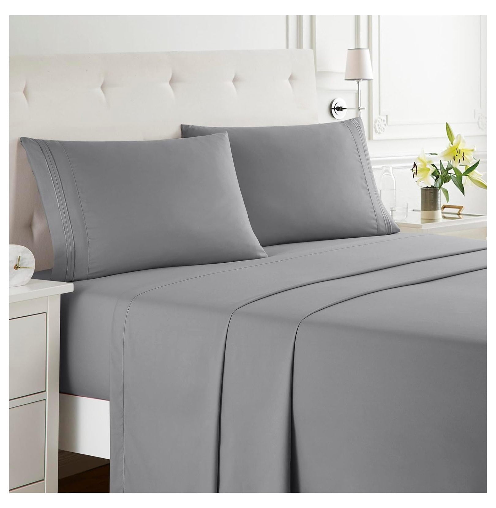 RV Short Queen Sheet Set- 4 Piece Bed Sheets for RV Short Queen Size ...