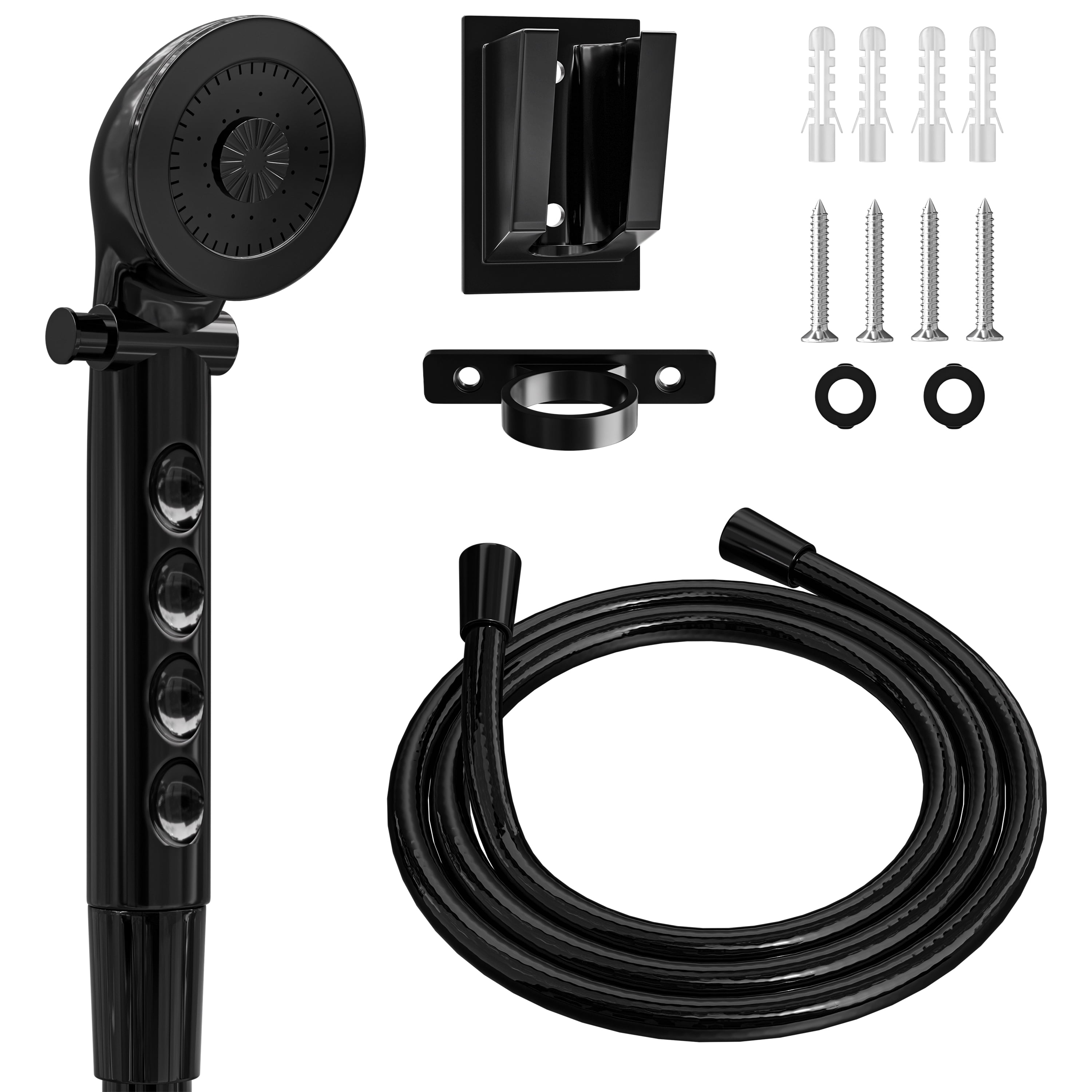 RV Shower Head with Hose ABS Outdoor RV Shower Hose Kit Replacement with ON/OFF Switch for RV ...