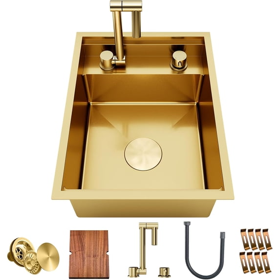 RV Sink 12 x 17 Inch Undermount Bar Sink Premium Stainless Steel RV ...