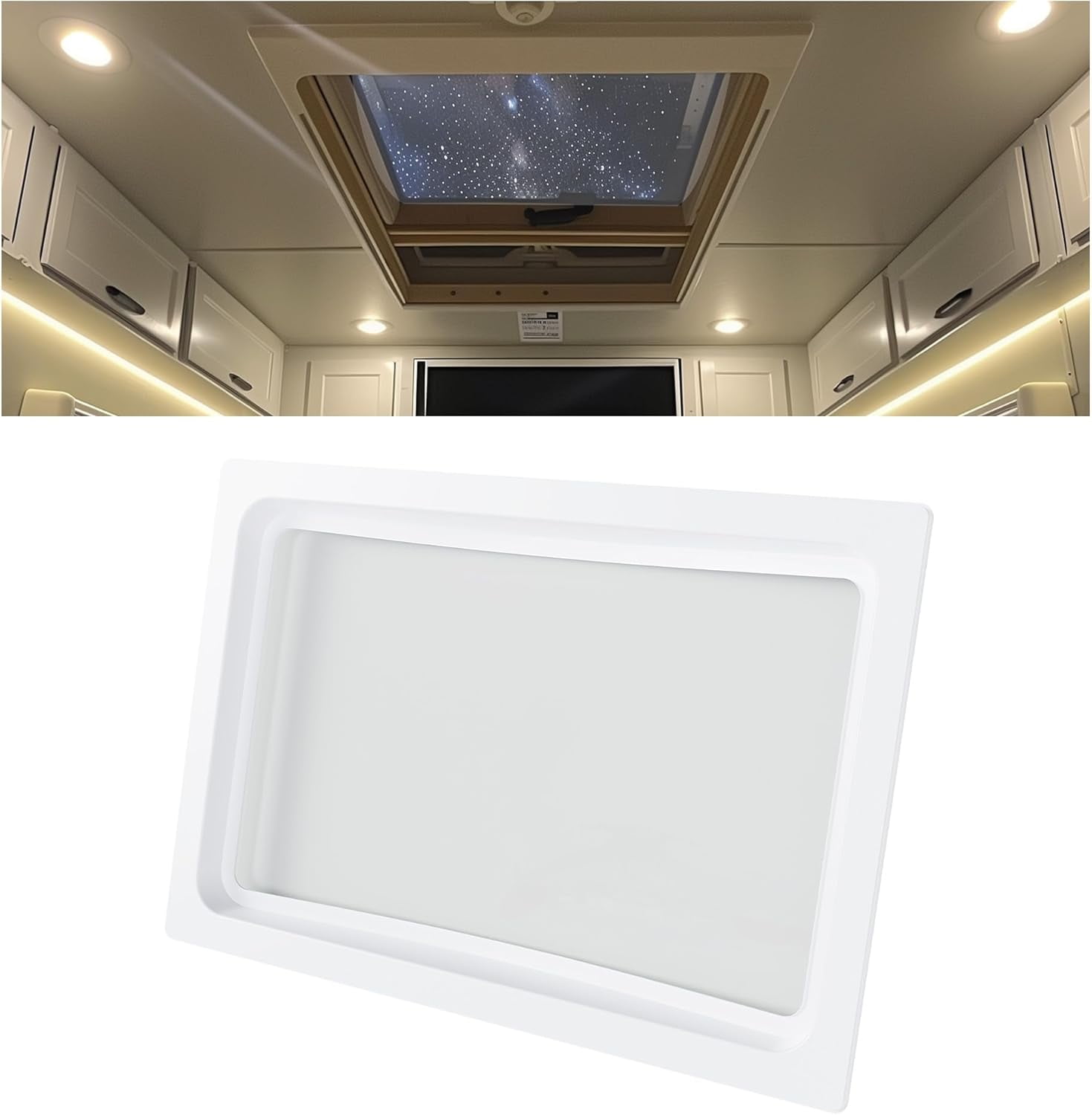 RV Skylight Inner Dome for 14" x 22" Opening Bathroom Skylight ...