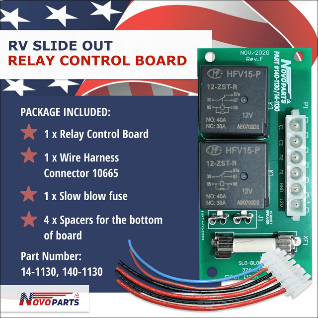 Free Shipping! RV Slide Out Relay Control Board 14-1130 or 140-1130 for ...
