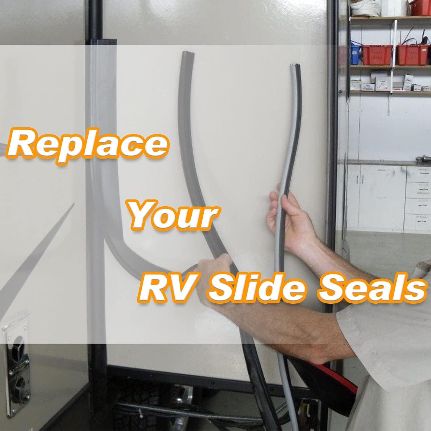 RV Slide Out Seal Wiper Black Rubber 1/2 x 2.75 inch x 35' Replacement ...