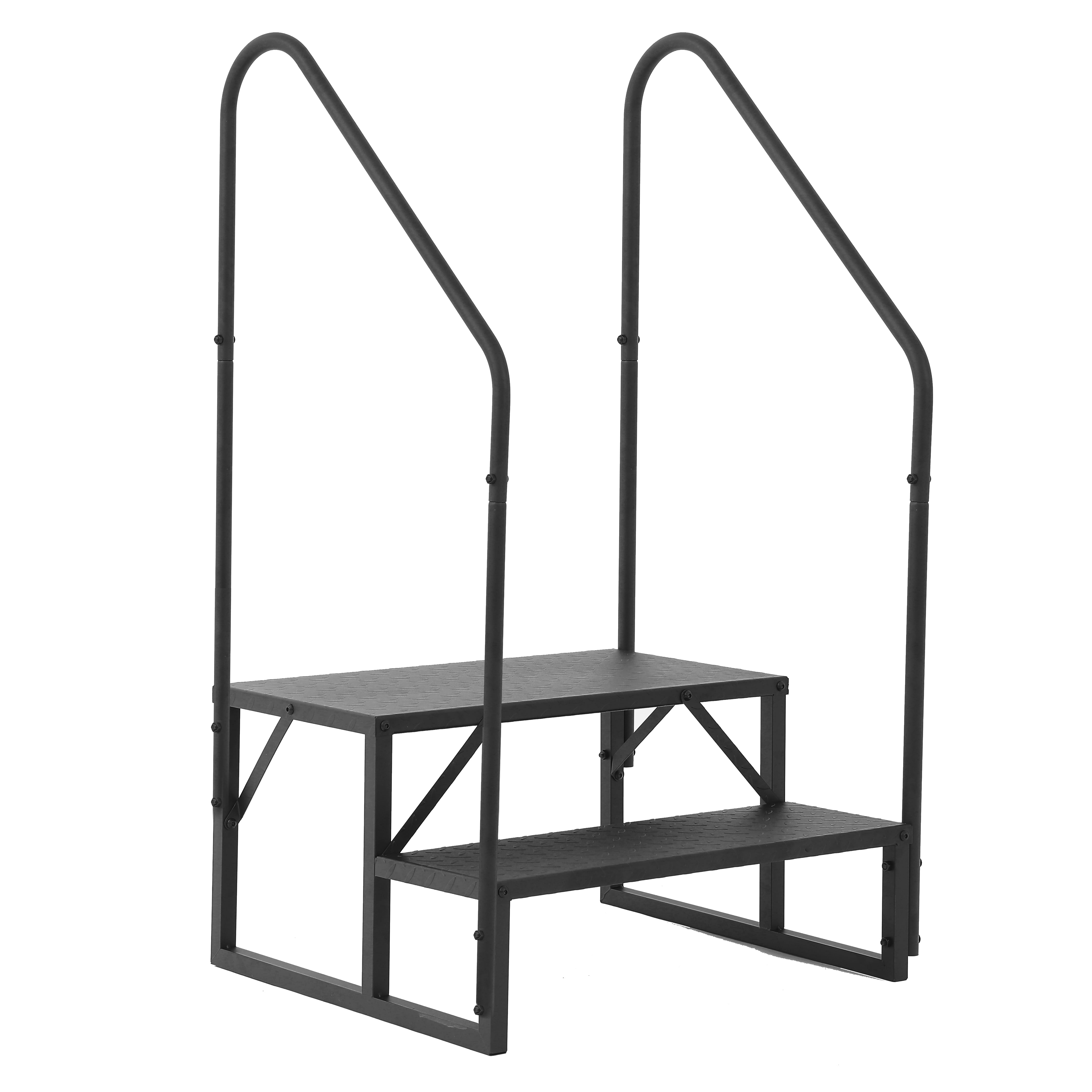 RV Stairs 2 Step Ladder, RV Steps Anti-Slip Upgrade 3.0, Hot Tub Steps ...