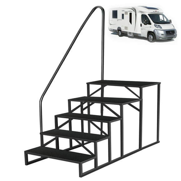 RV Steps with Handrail in RV Steps - Walmart.com