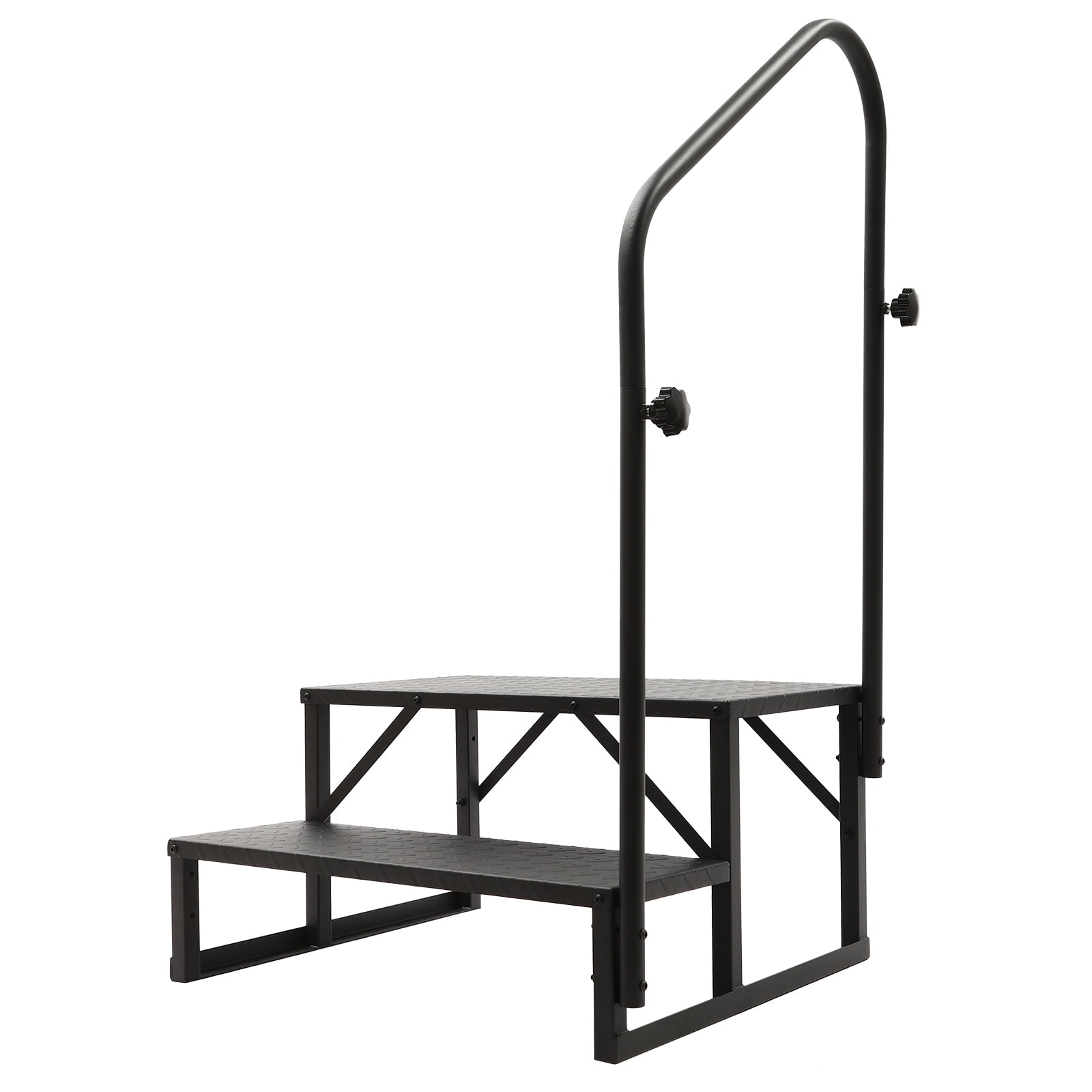 RV Stairs Handrails Ladder, Durable Steel Frame, 450 lbs Capacity ...