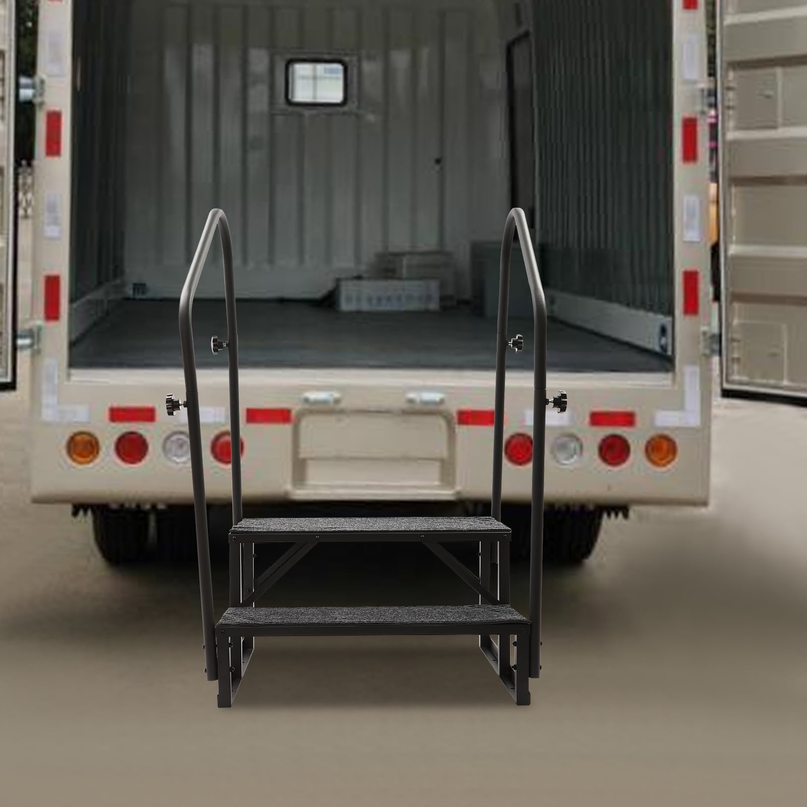 RV Stairs Handrails Ladder, Non-Slip Steps, Corrosion-Resistant Q235 ...