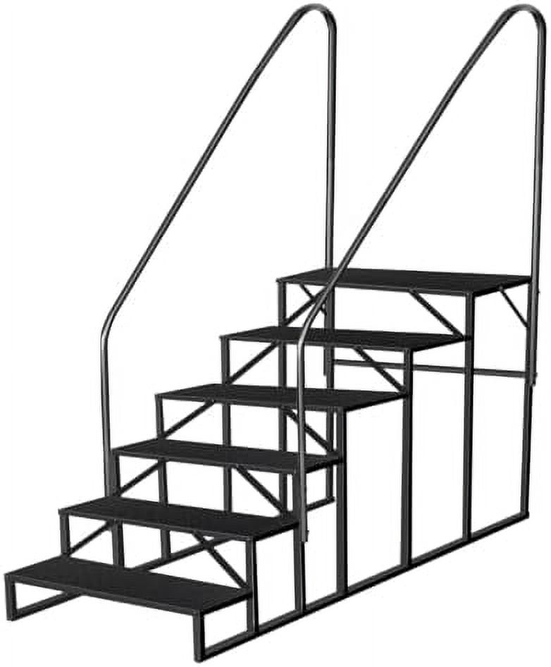 RV Steps with 2 Handrails｜6 Step RV Stairs with Handrail｜Update 3.0 ...