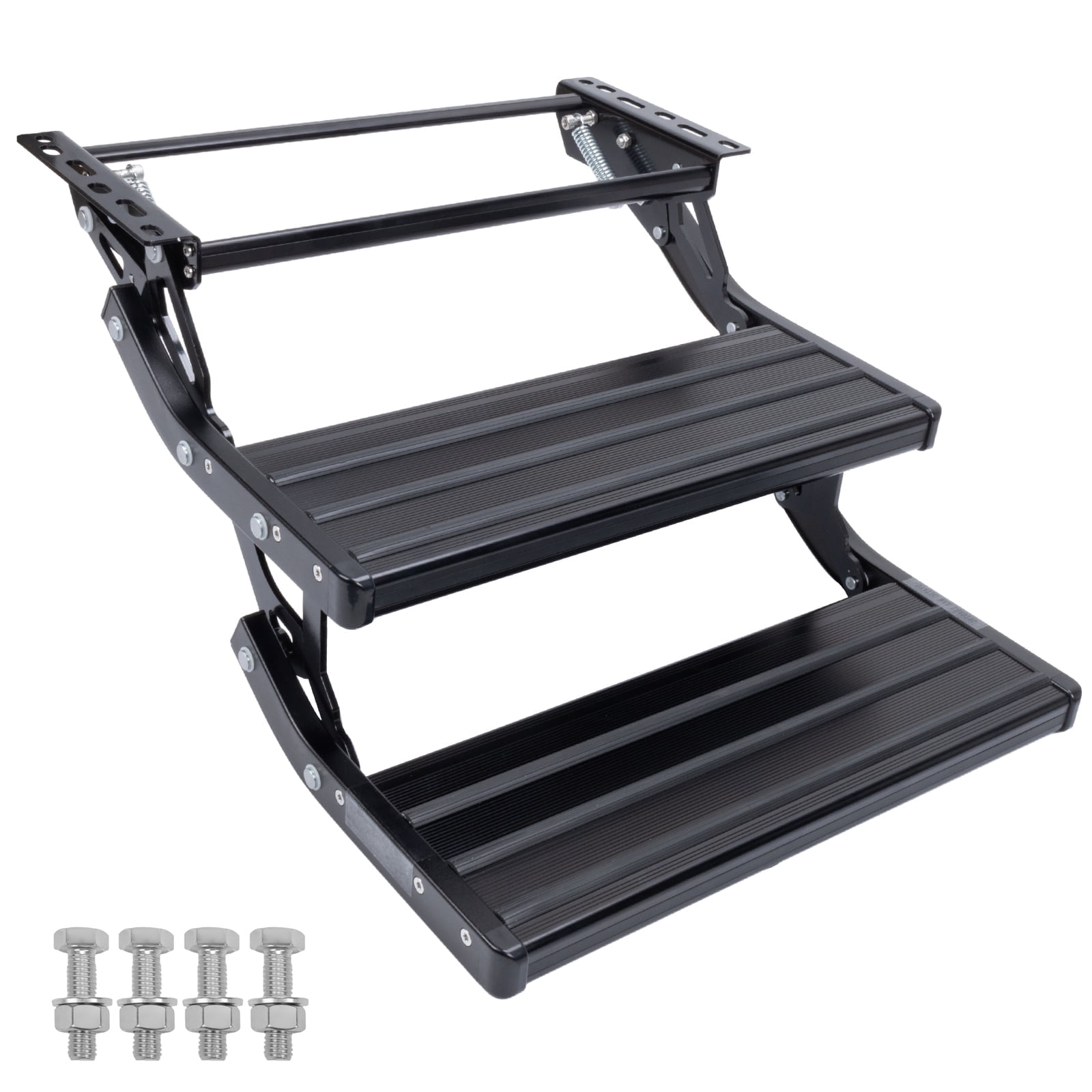 RV Steps, 2-Step, Manual Foldable RV Steps, 400 LBS Load Capacity ...