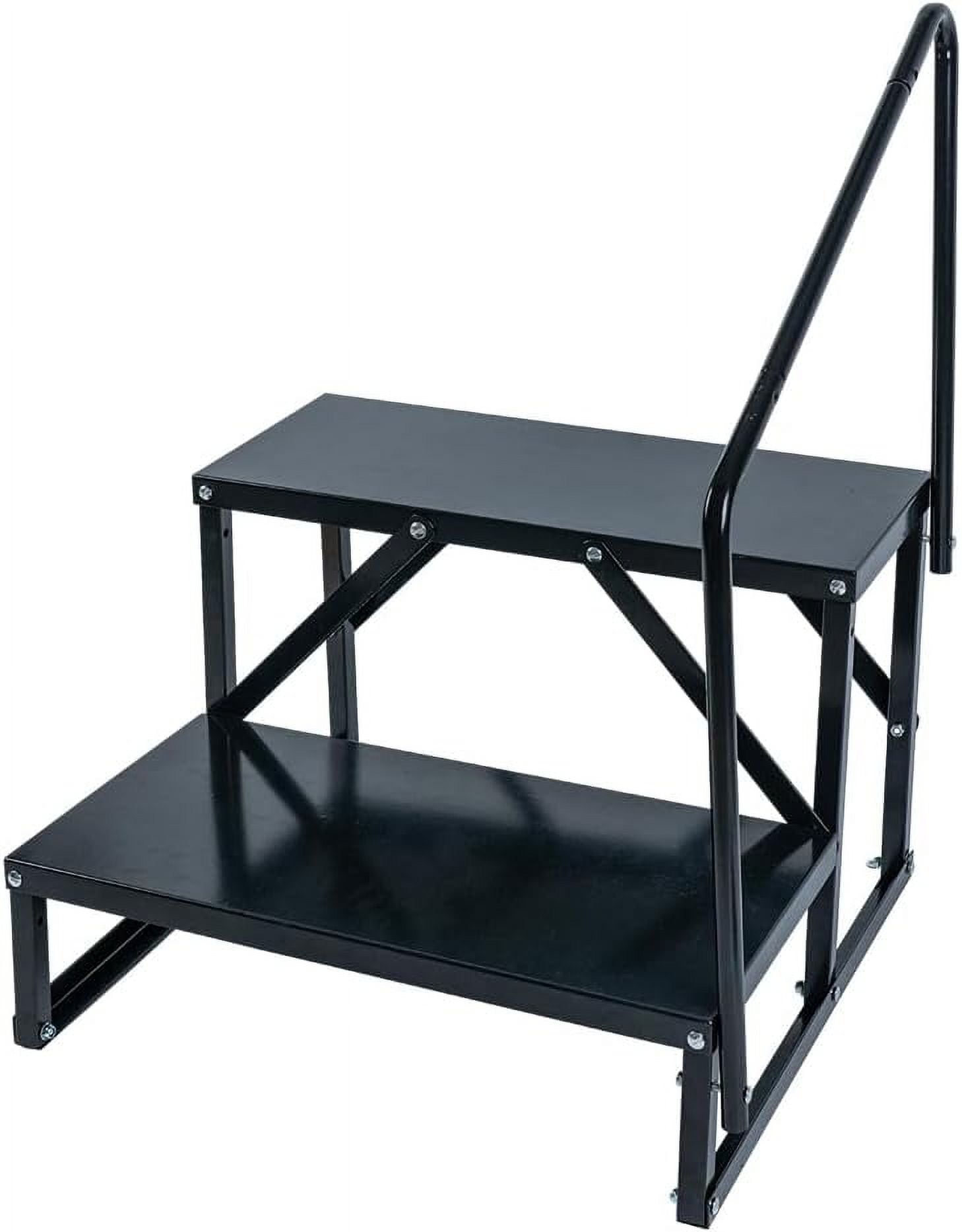 RV Steps with Handrail, 2 Step Stairs 5th Wheel Stair Hot Tub Steps ... RV Steps with Handrail, 2 Step Stairs 5th Wheel Stair Hot Tub Steps ...