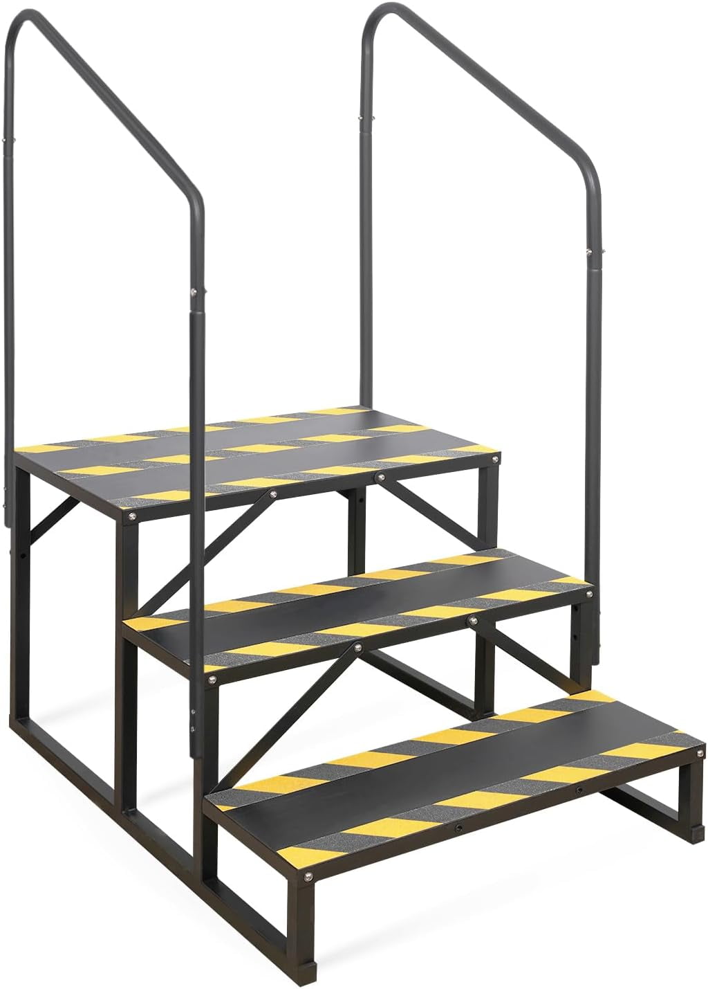 RV Steps with Handrail, Hot Tub Steps with Handrail, Portable Stairs ...