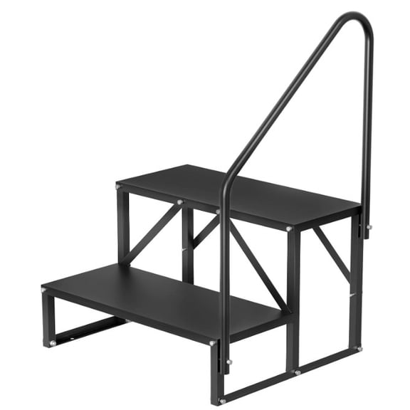 AOILE Heavy-Duty RV Steps with Handrail – Portable Anti-Slip Stair for ...