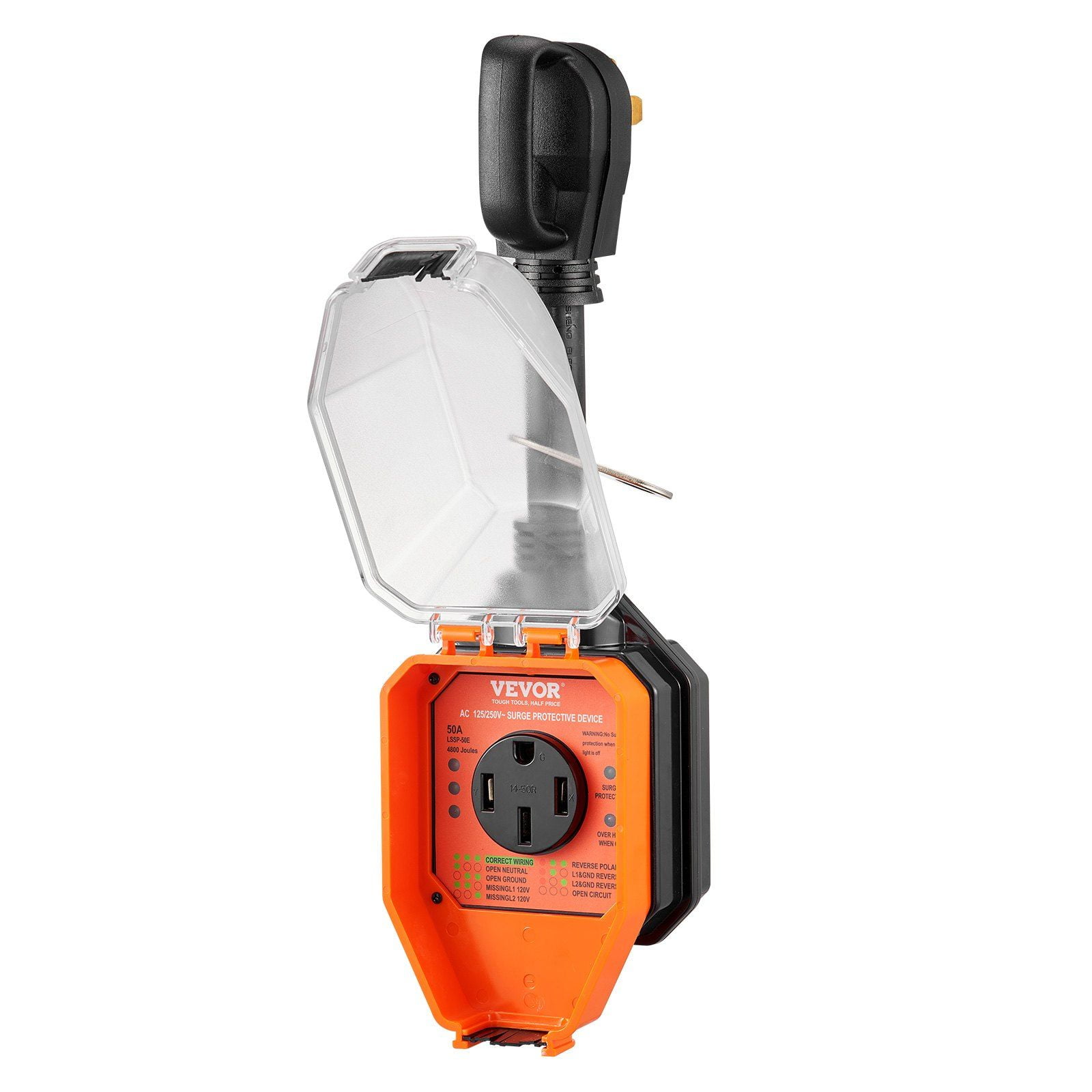 RV Surge Protector, 50 Amp, 4800 Joules RV Voltage Protector Monitor Circu - Walmart.com