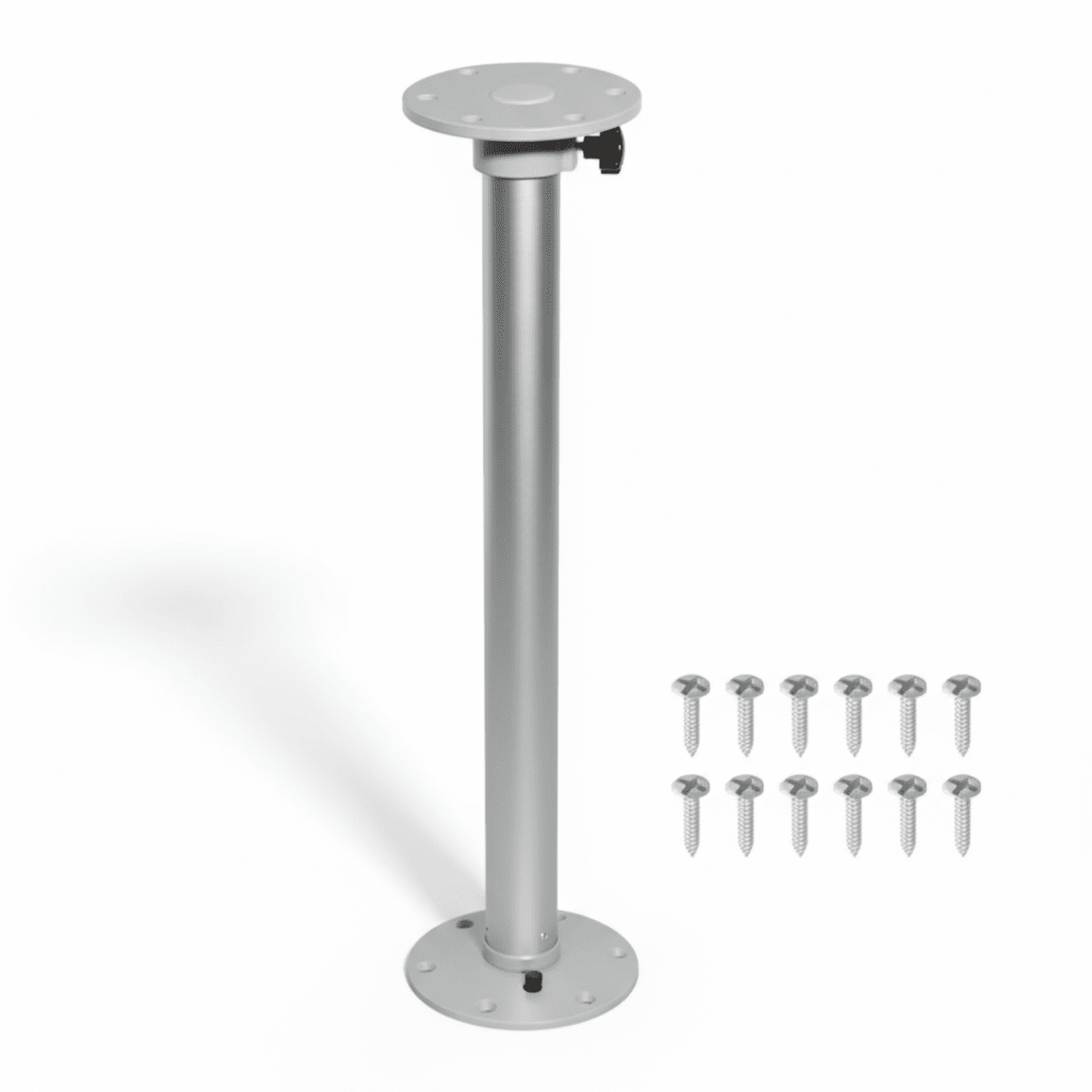 RV Table Leg 27.4 Inch Reinforced - Heavy Duty Aluminum Fixed Pedestal ...