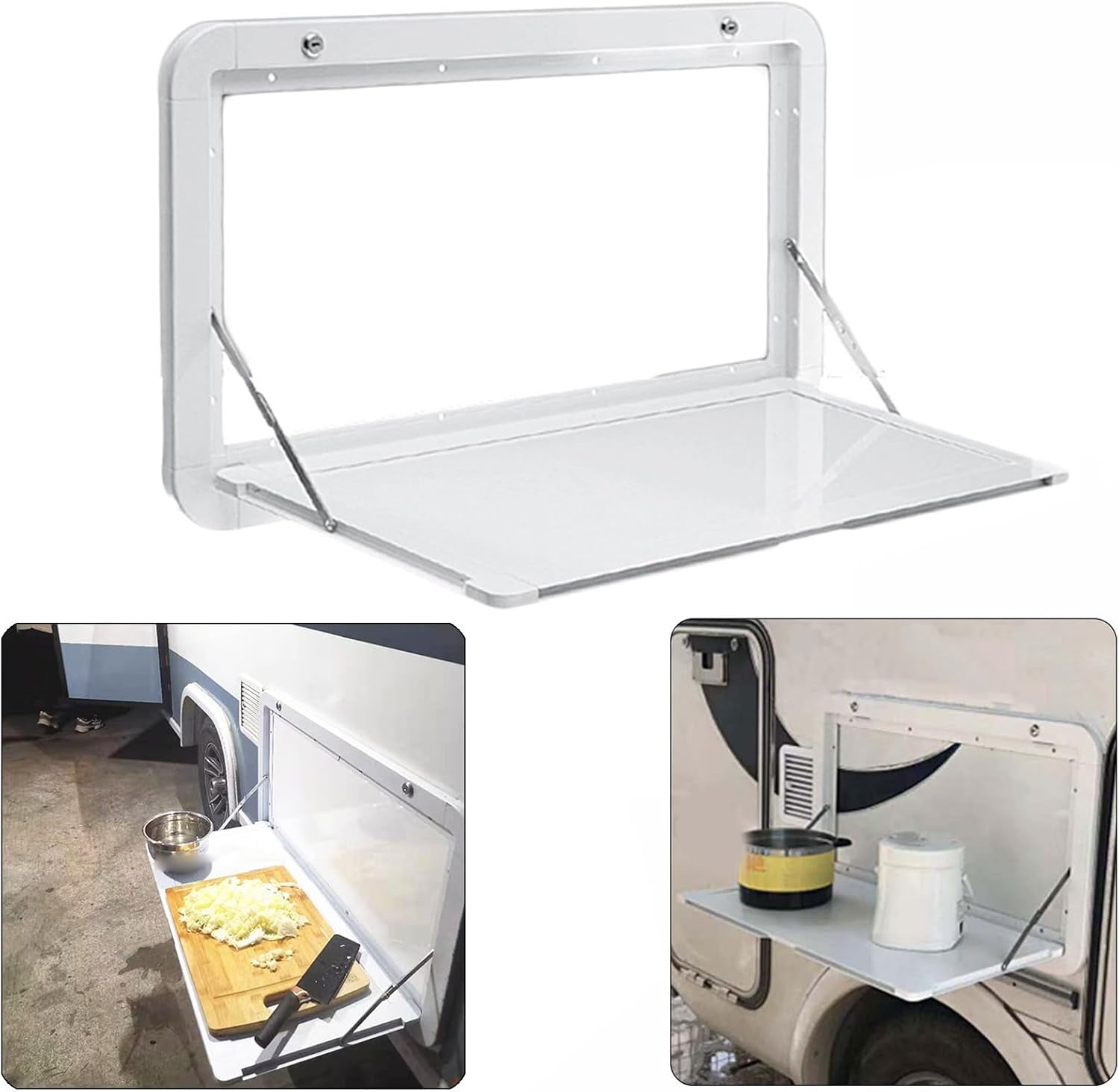 RV Table, Rv Dinette Table Foldable Campervan Outside Picnic Wall ...