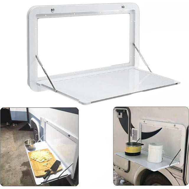 RV Table, Rv Dinette Table Foldable Campervan Outside Picnic Wall ...