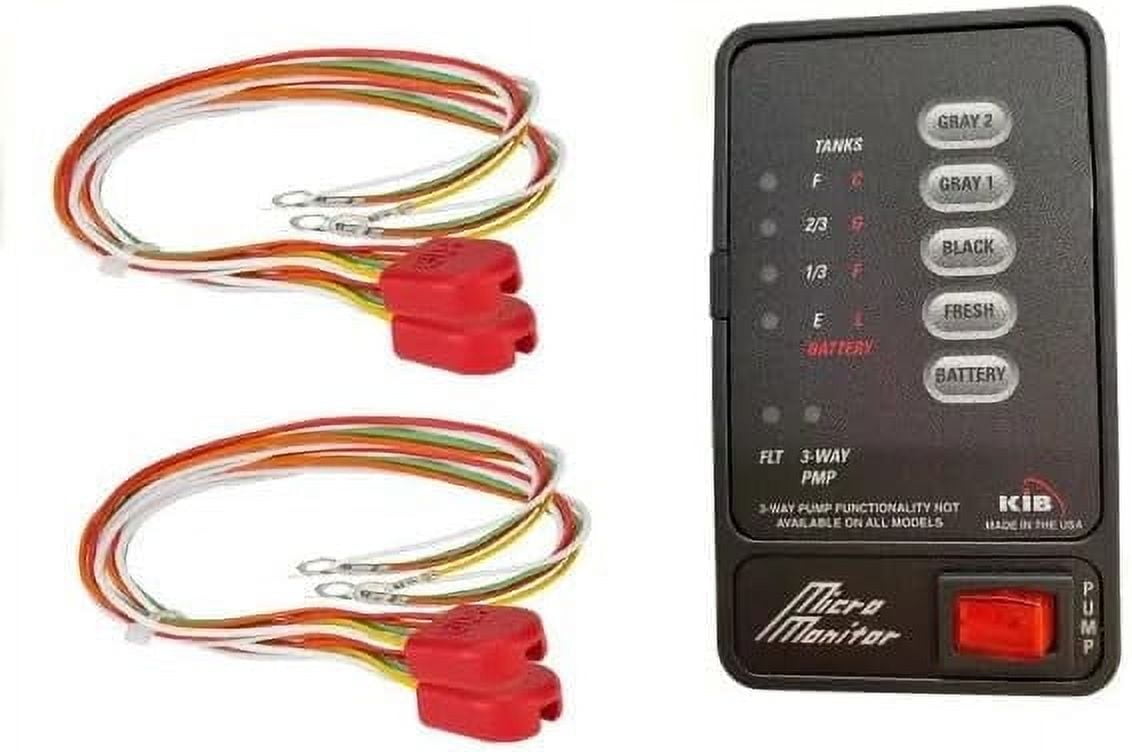 RV Tank Sensor Monitor Panel M28 | KIB Replacement | includes Wire ...