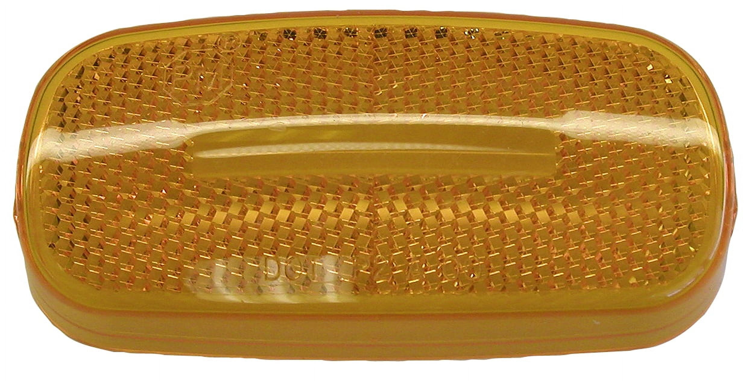 RV Trailer Camper Lighting Amber Replacement Lens For 55-7827 PM V2549 ...