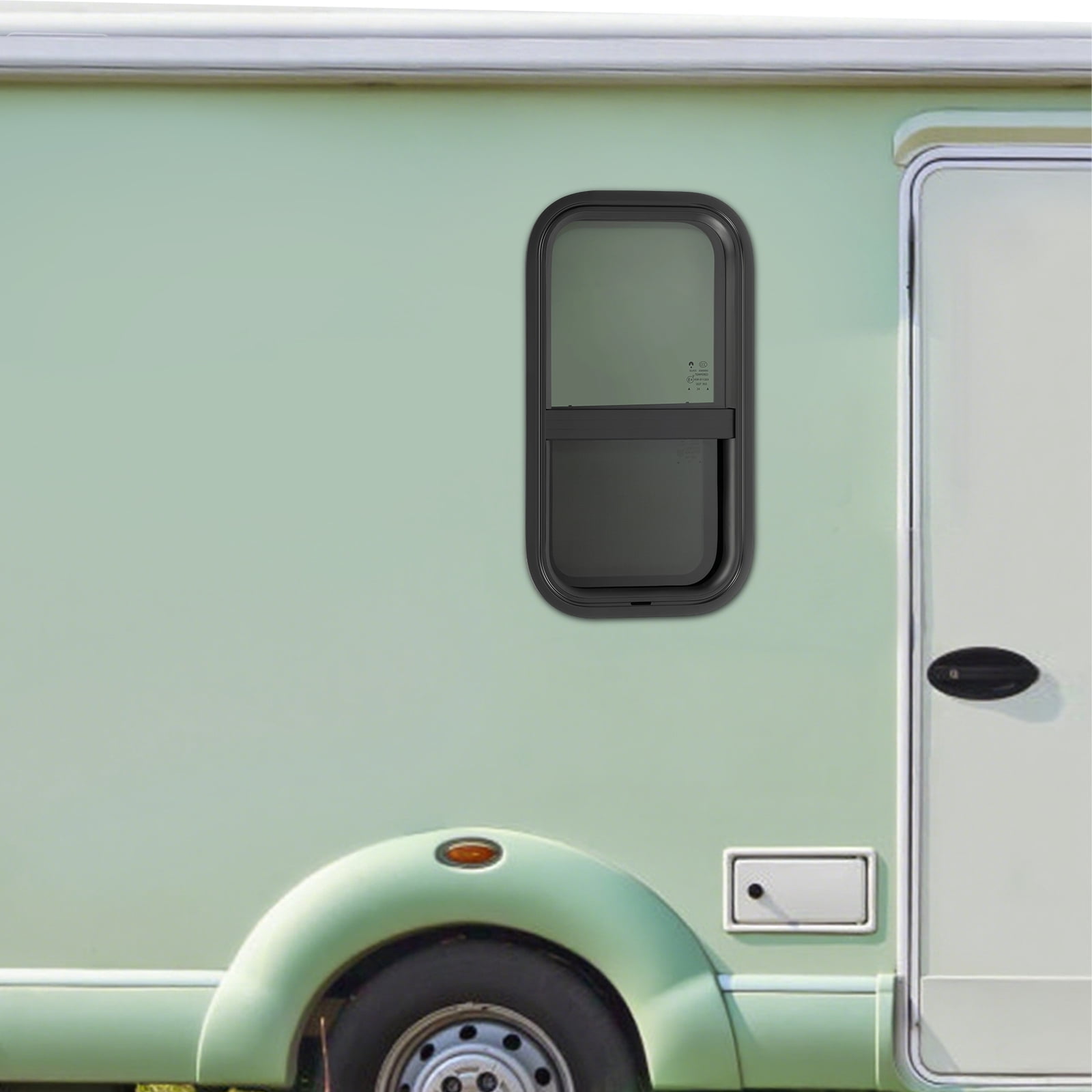 RV Trailer Camper Window 12 x 22 x Vertical Slider w/ Mounting Trim ...