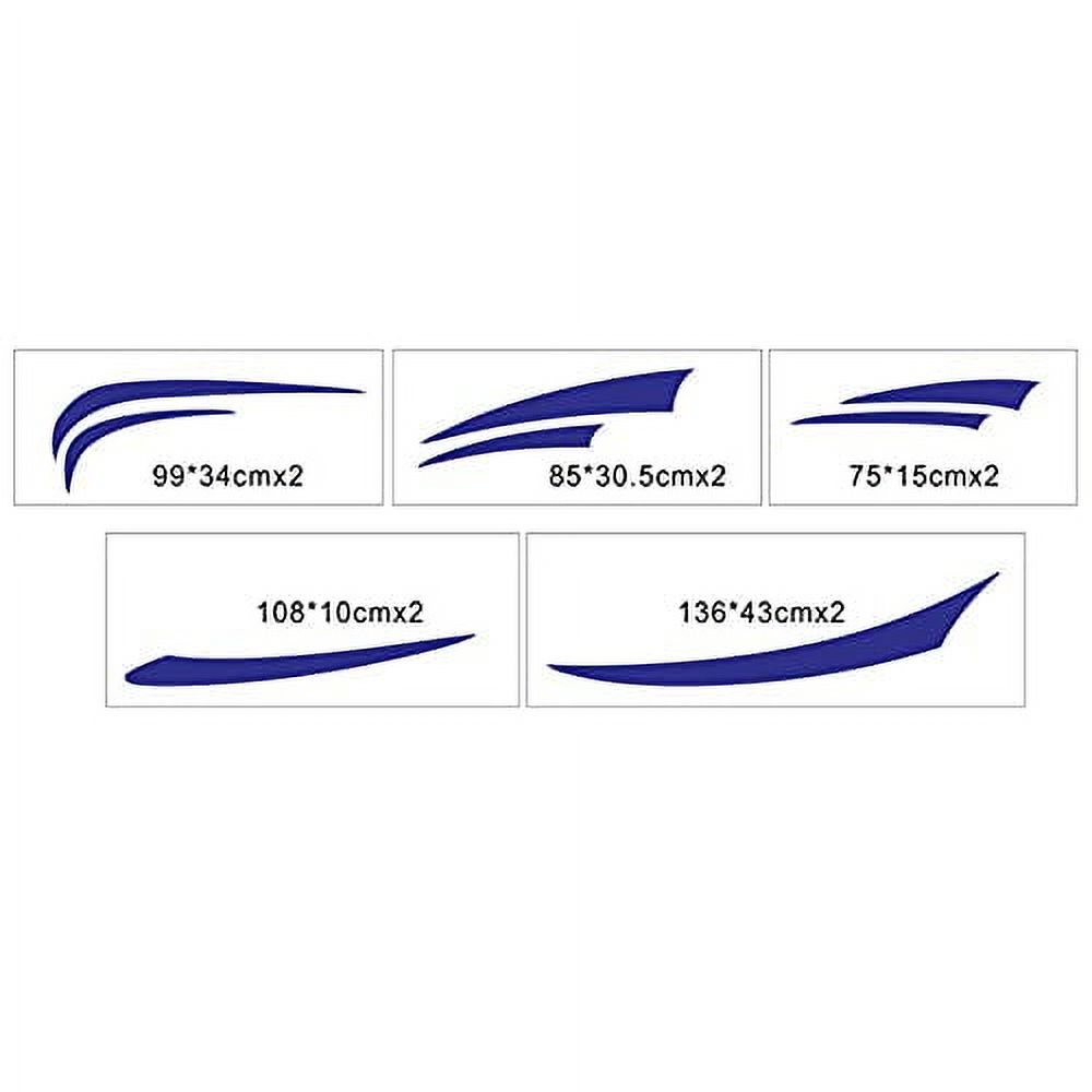 RV, Trailer Hauler, Camper, 10PCS Car Stripes Sticker Vinyl Graphics ...