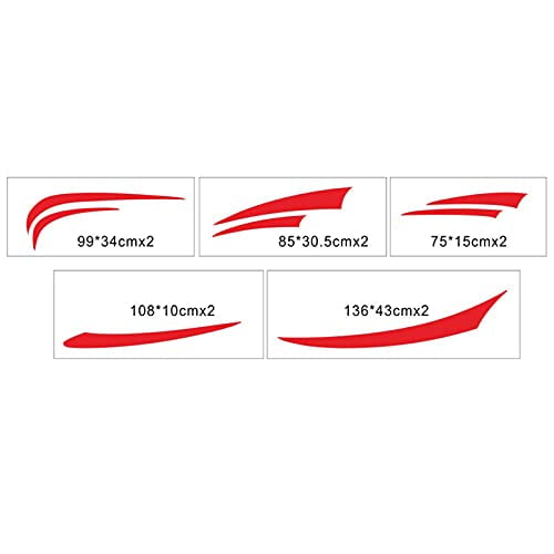 RV, Trailer Hauler, Camper, 10PCS Car Stripes Sticker Vinyl Graphics ...