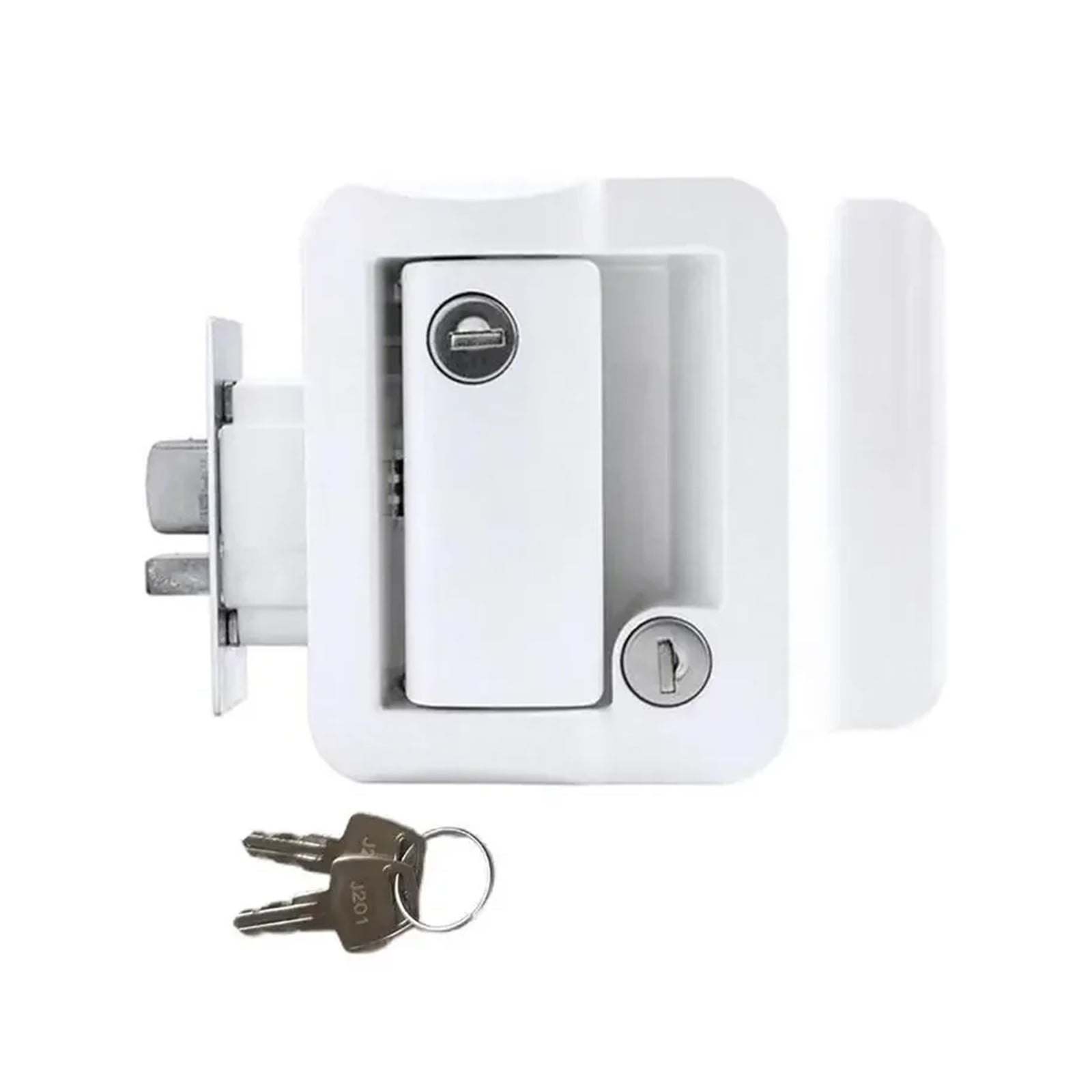RV Travel Trailer Entry Door Lock Camper Door Latch Handle With Keys ...