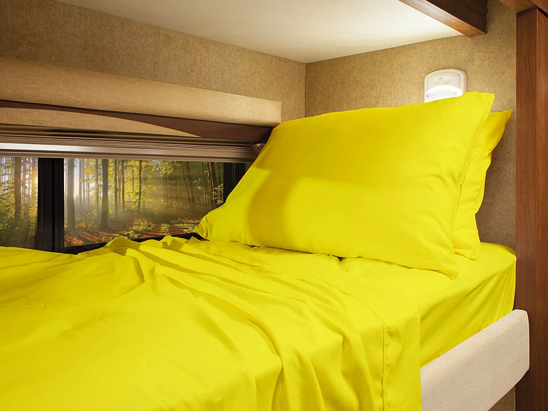 RV Twin 28” X 80” Sheet Set 400 Thread-Count 100% Egyptian Cotton 12 ...