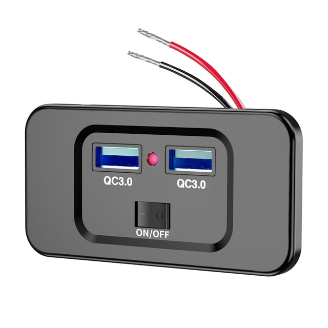 RV USB Outlet 12V Wall Mount, 72W USB Outlet RV USB Ports, USB Outlet ...