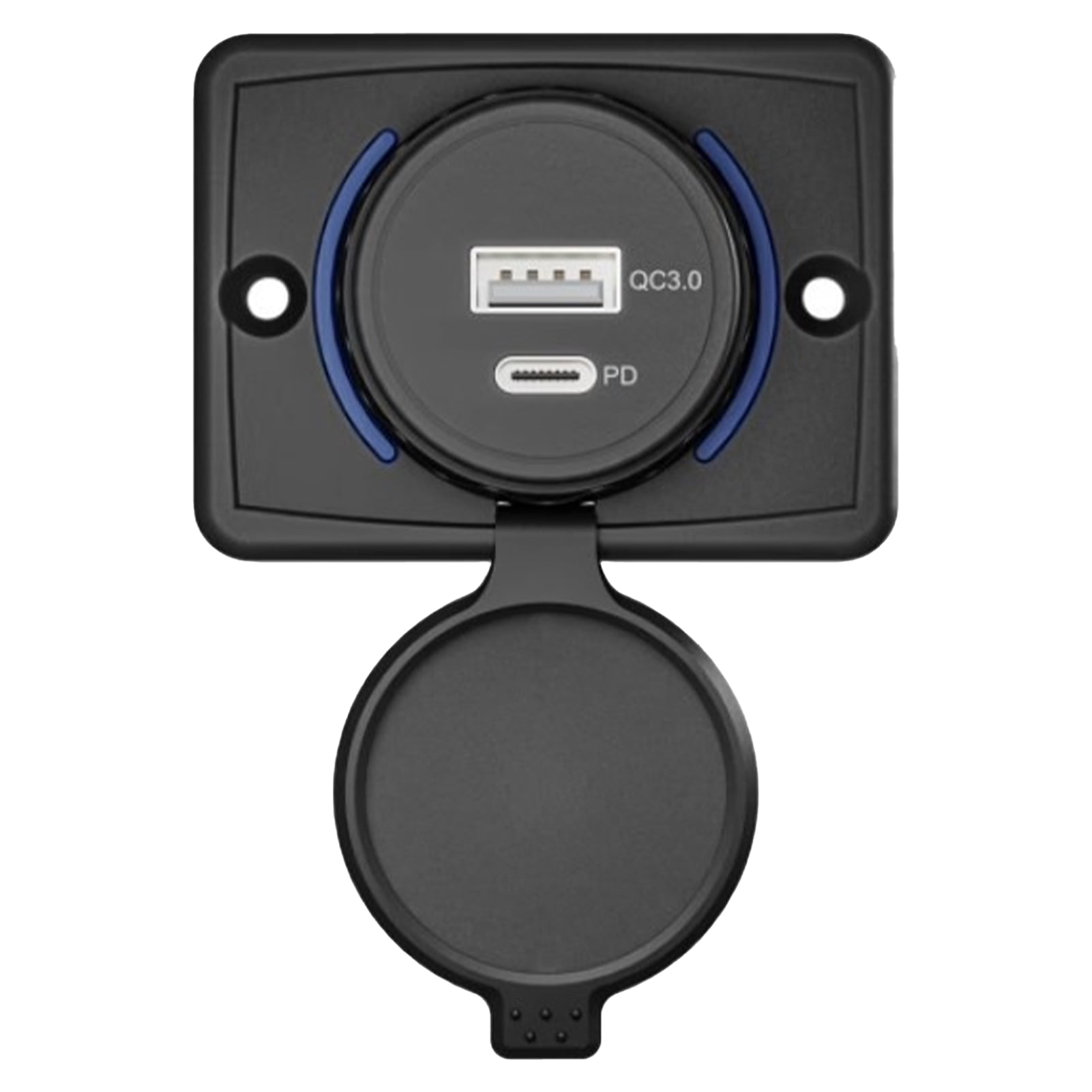 RV USB Outlet, 3 1A USB Outlet Wall Mount Panel, Car USB Socket, USB ...