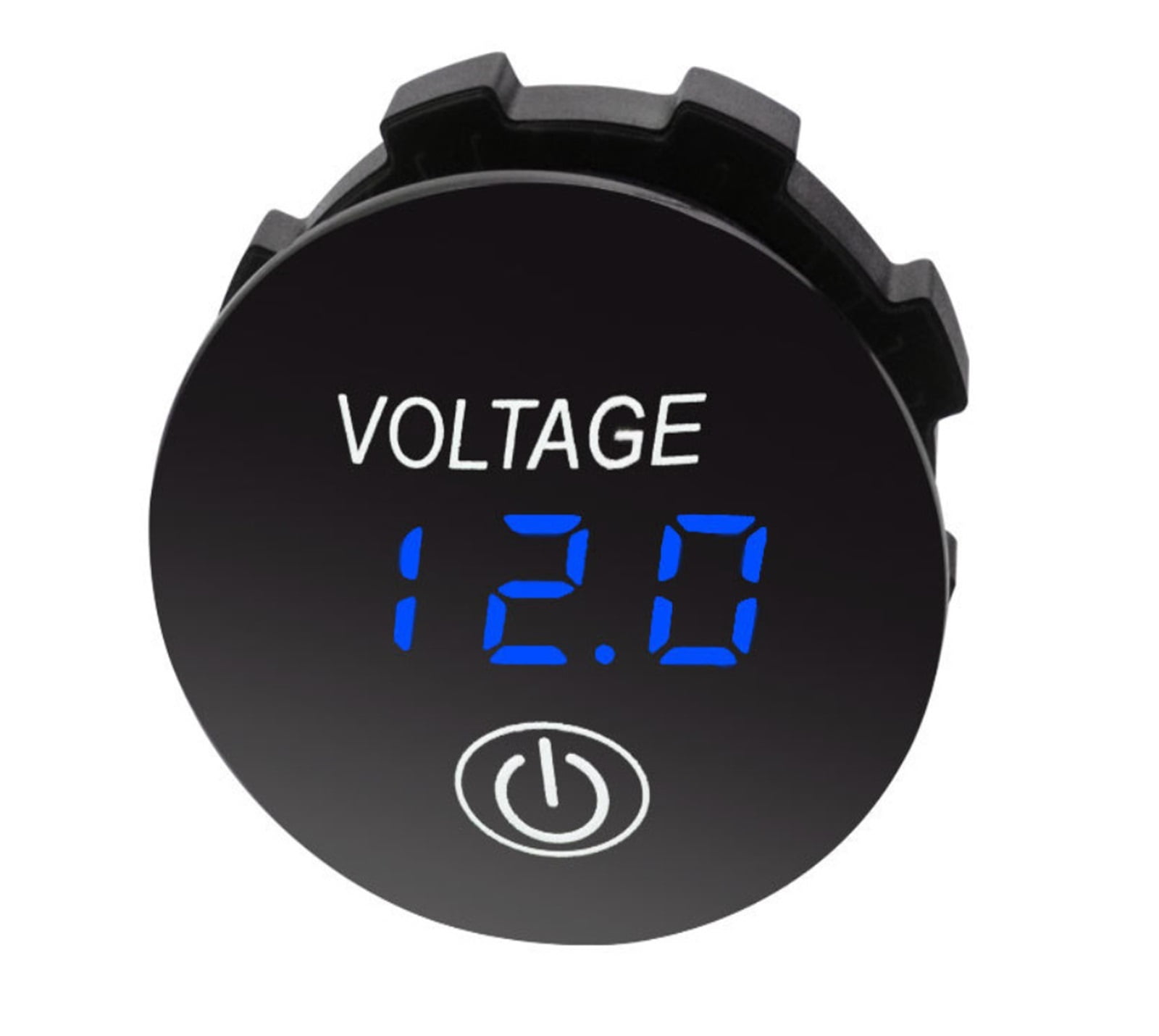 RV Voltmeter With Touch Switch DC LED Digital Display Voltmeter ...