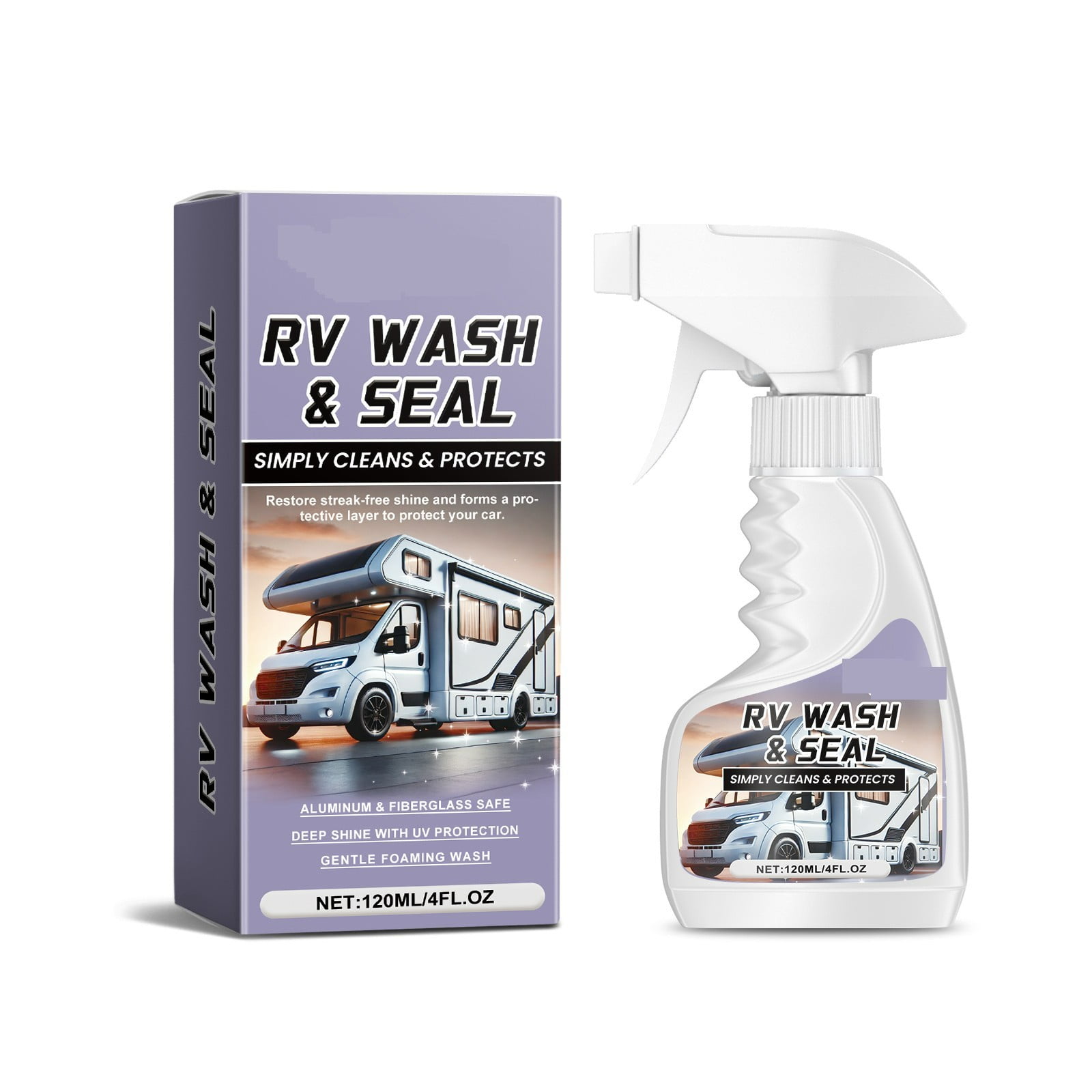 RV Wash & Seal Foam Cleaner, Motorhome Cleaner For Thorough Cleaning ...