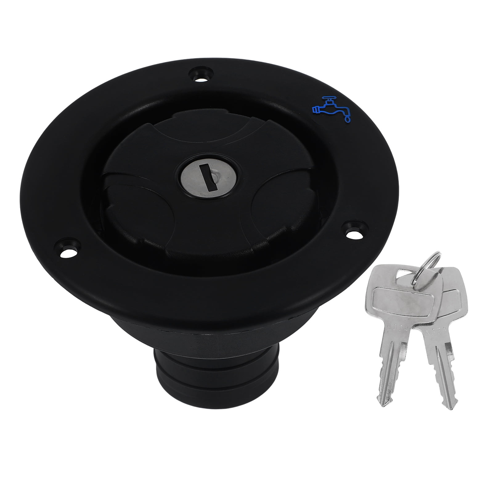 RV Water Inlet Cover Camper Fresh Freshwater Cap Fill Component Trailer ...